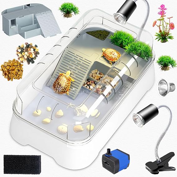 Amazon.com : Turtle Tank Kit-New 2024-Turtle Tank Starter kit Includes ...