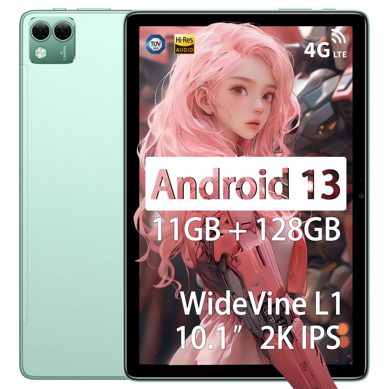 DOOGEE T10S Tablet 10.1 Inch FHD+,11GB RAM(6GB+5GB), 128GB ROM(TF 1TB ...