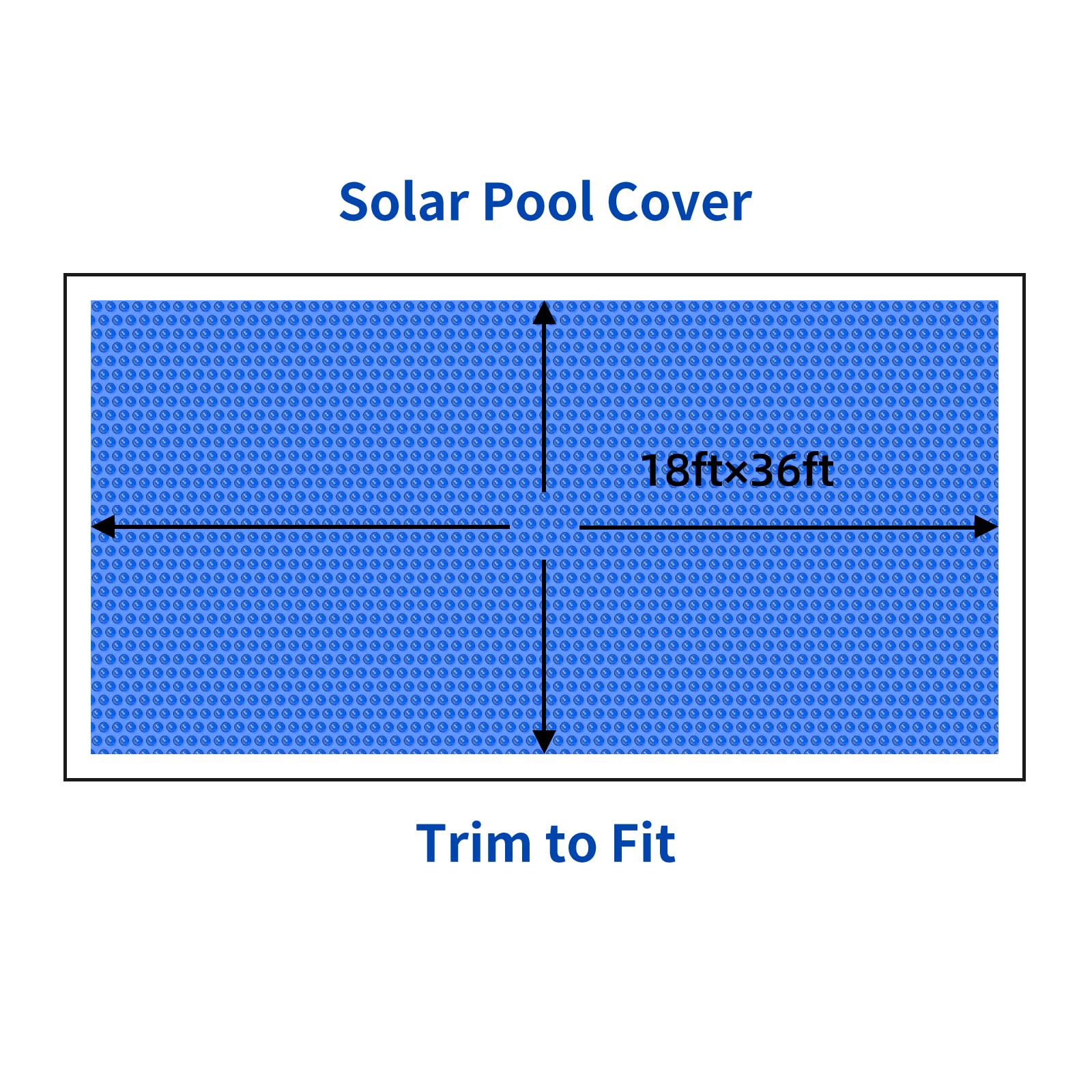 Snapklik.com : BigXwell Solar Pool Cover, 12Mil 18x36 Foot Rectangle ...