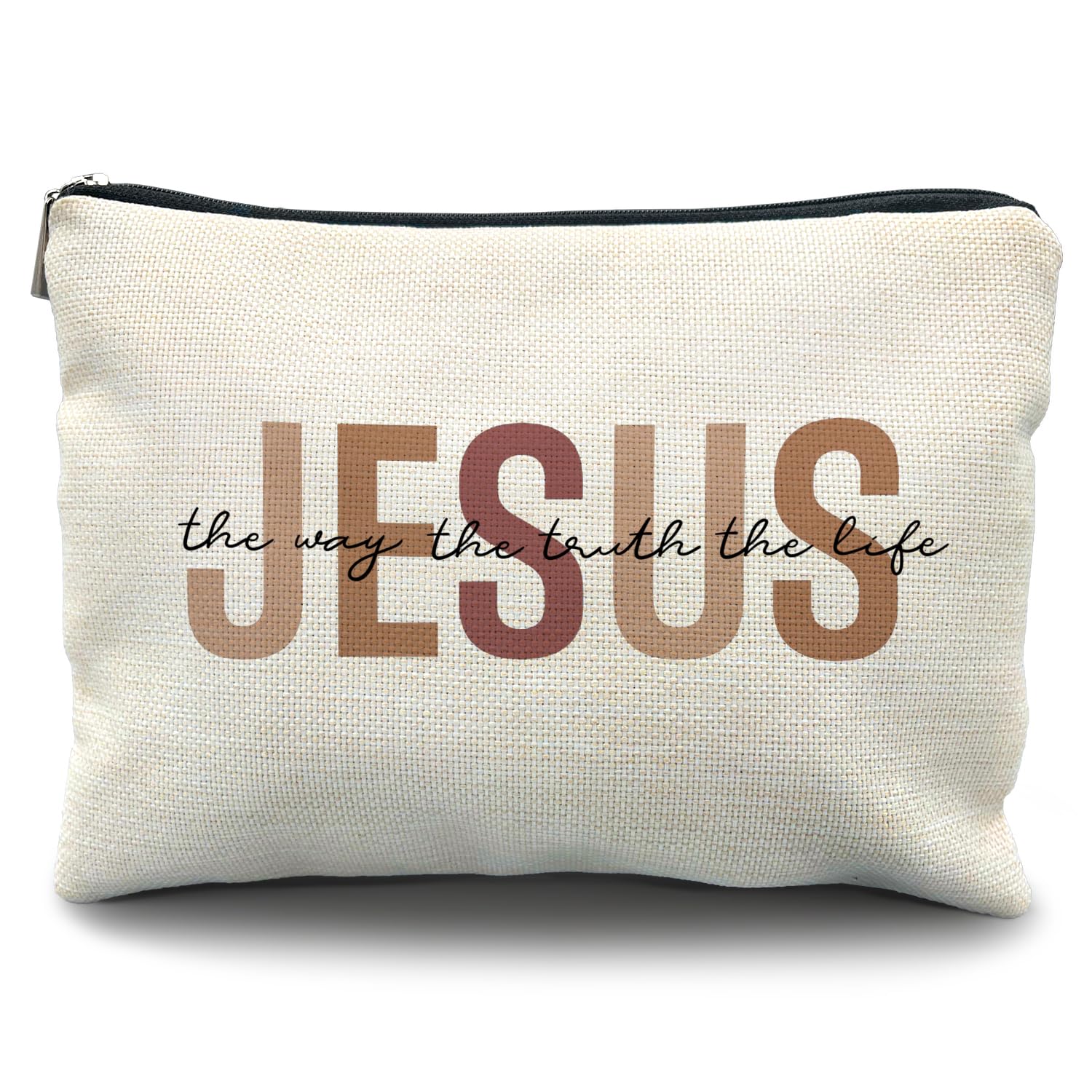 Amazon.com: Likjad christian makeup bag,jesus cosmetic bag,christian ...