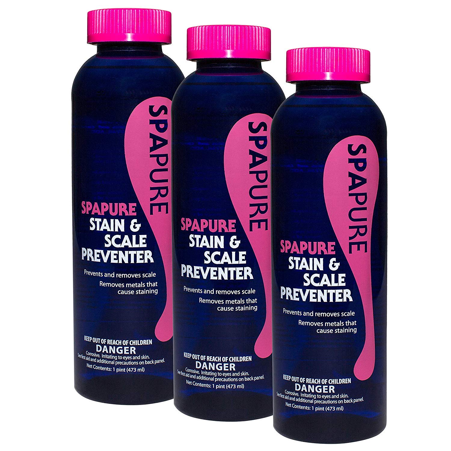 Amazon.com : SpaPure Stain & Scale Preventer (1 pt) (3 Pack) : Patio ...
