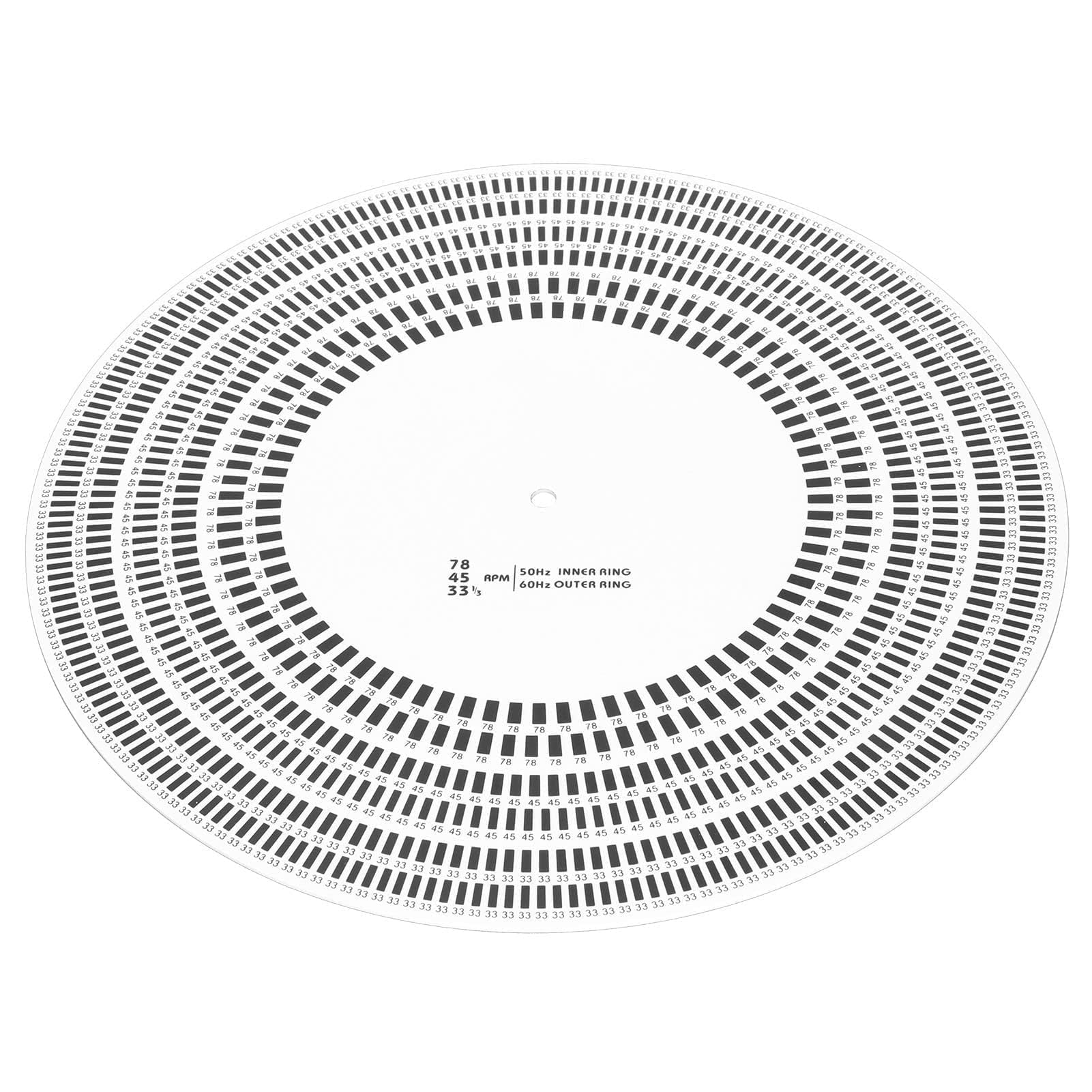 Snapklik.com : Turntable Mat, ABS Cartridge Alignment Protractor Strobe ...