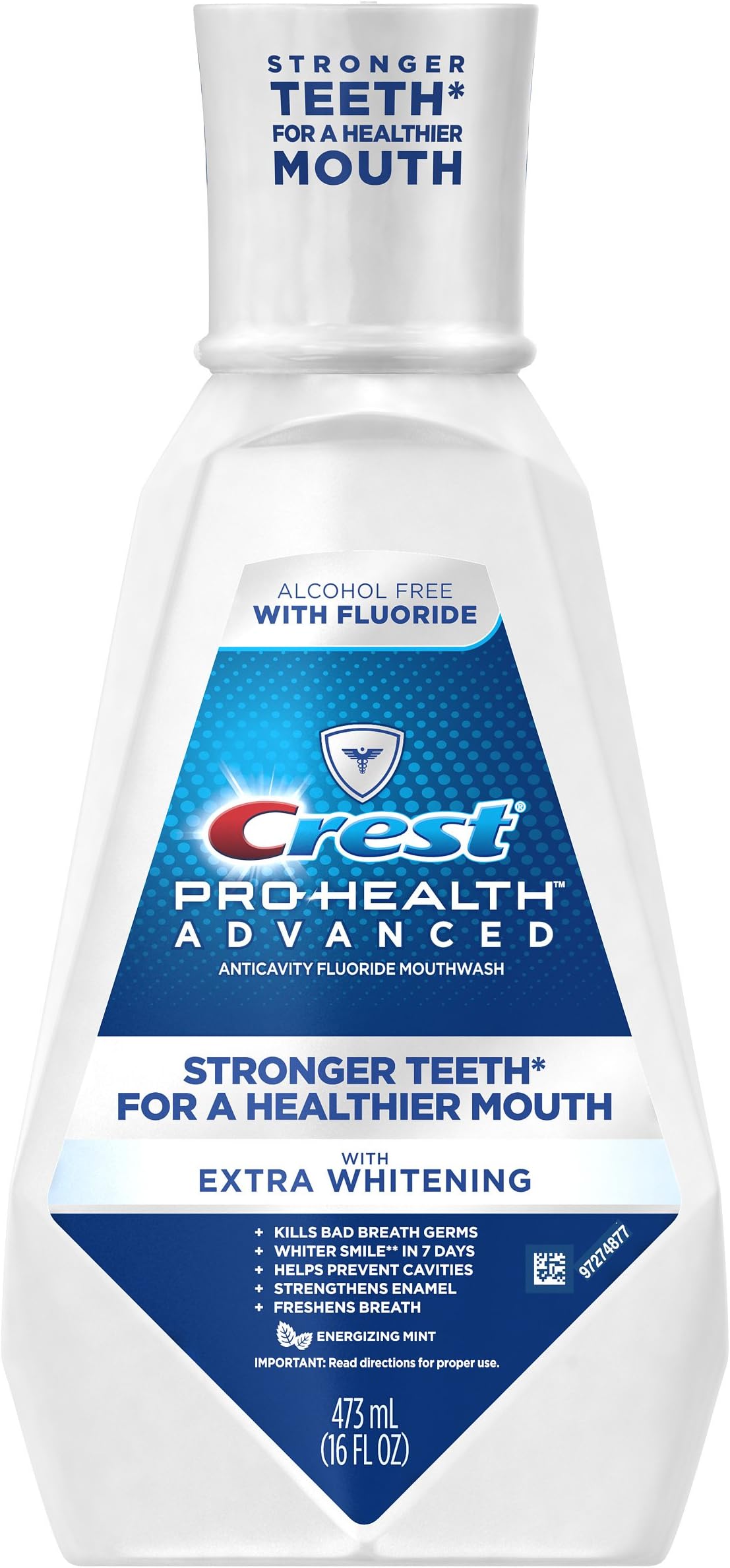 Amazon.com : Crest 3D White Brilliance Stain Prevention Mouthwash/Rinse ...