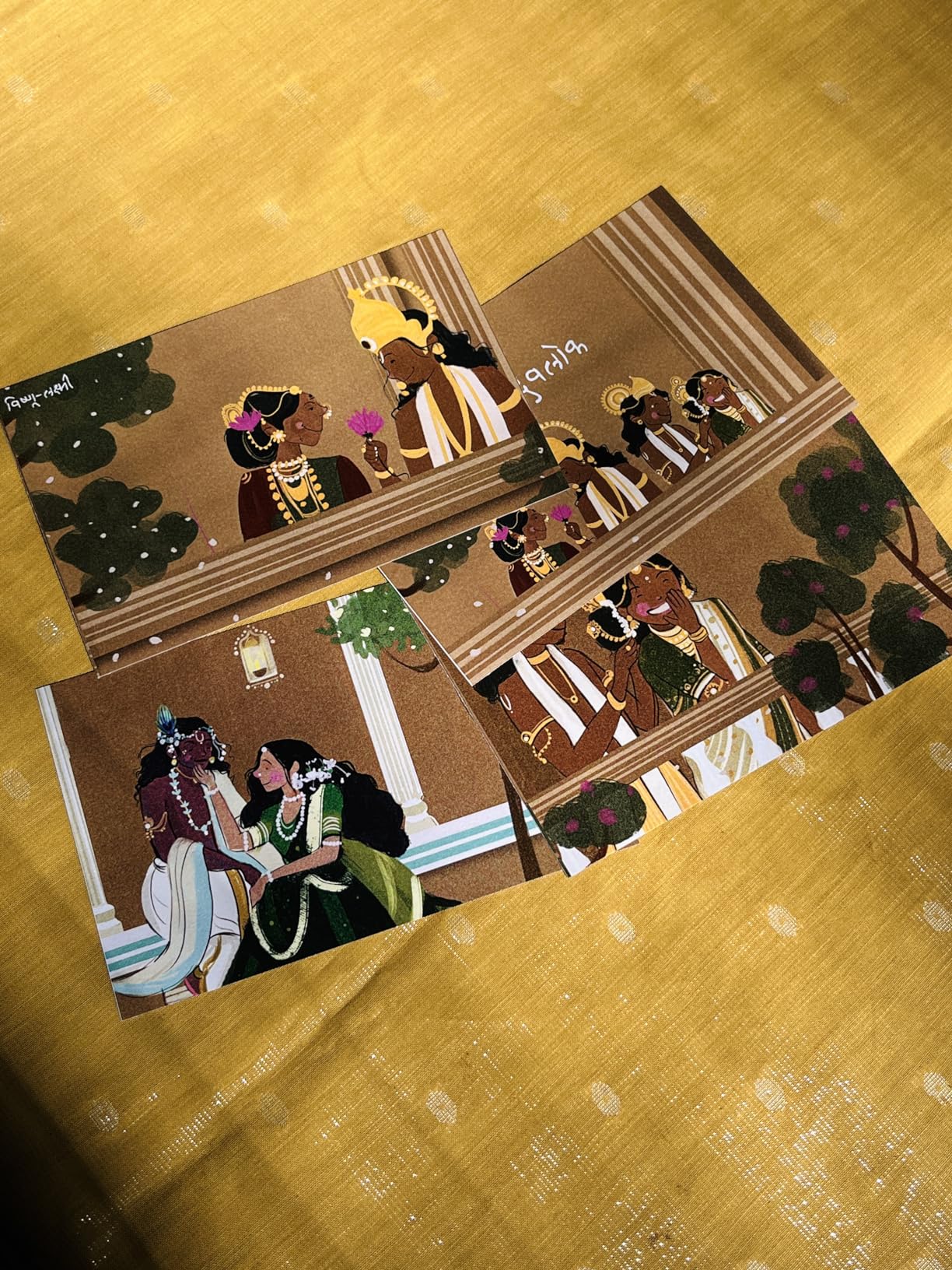 Devlok- A Stunning Collection of Illustrated Postcards from Indian ...