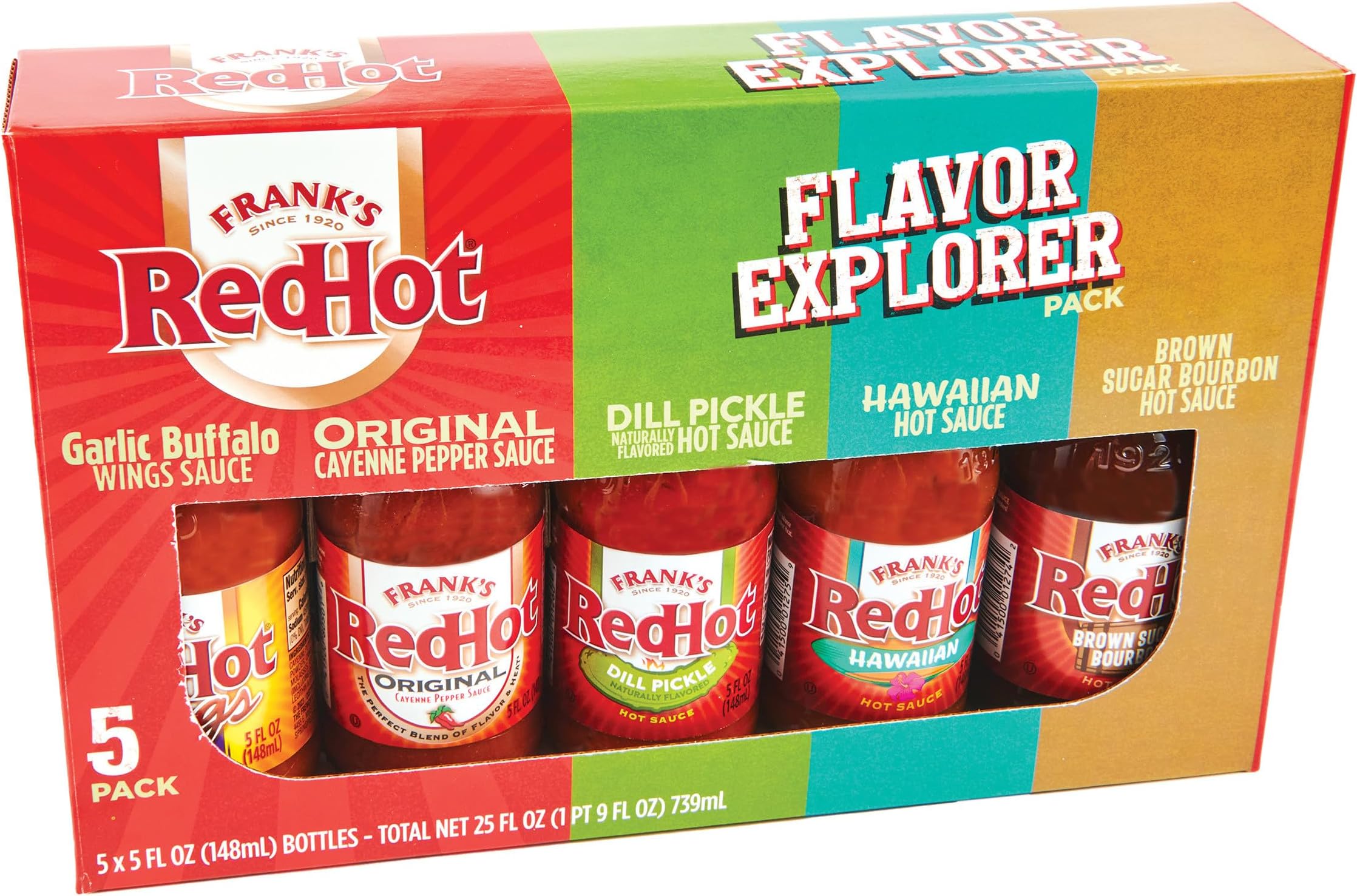 Amazon.com : Frank's RedHot Hot Sauce, Flavor Explorer Variety Pack ...