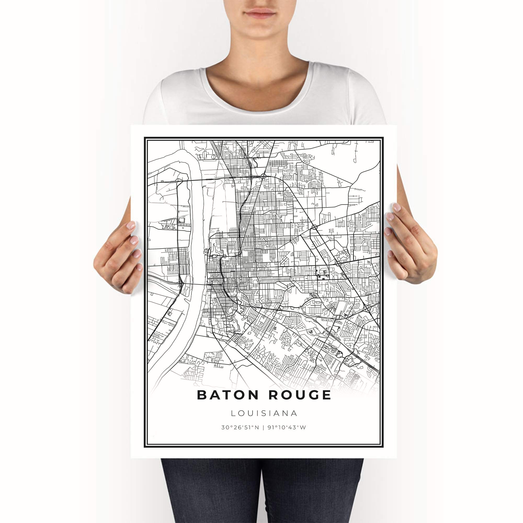 Mapa De Calles De Baton Rouge