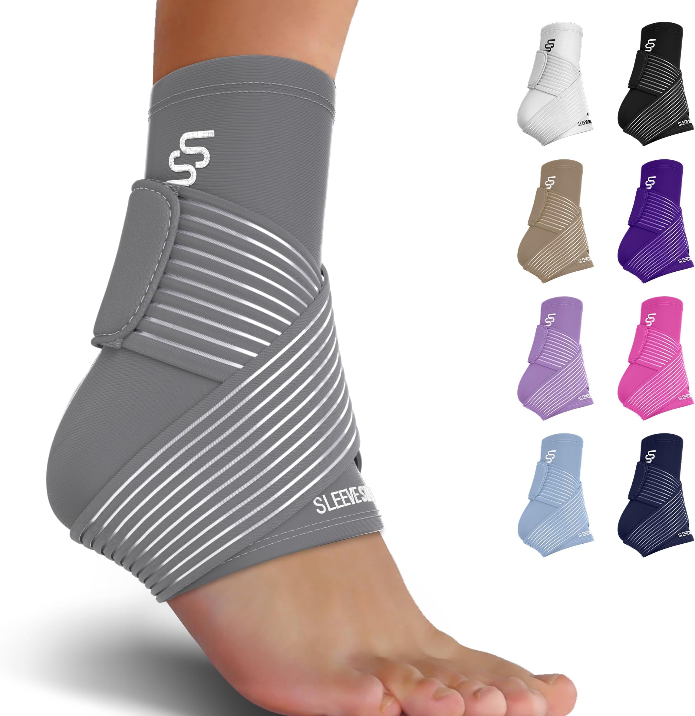 Amazon.com: Sleeve Stars Ankle Brace for Sprained Ankle, Plantar ...