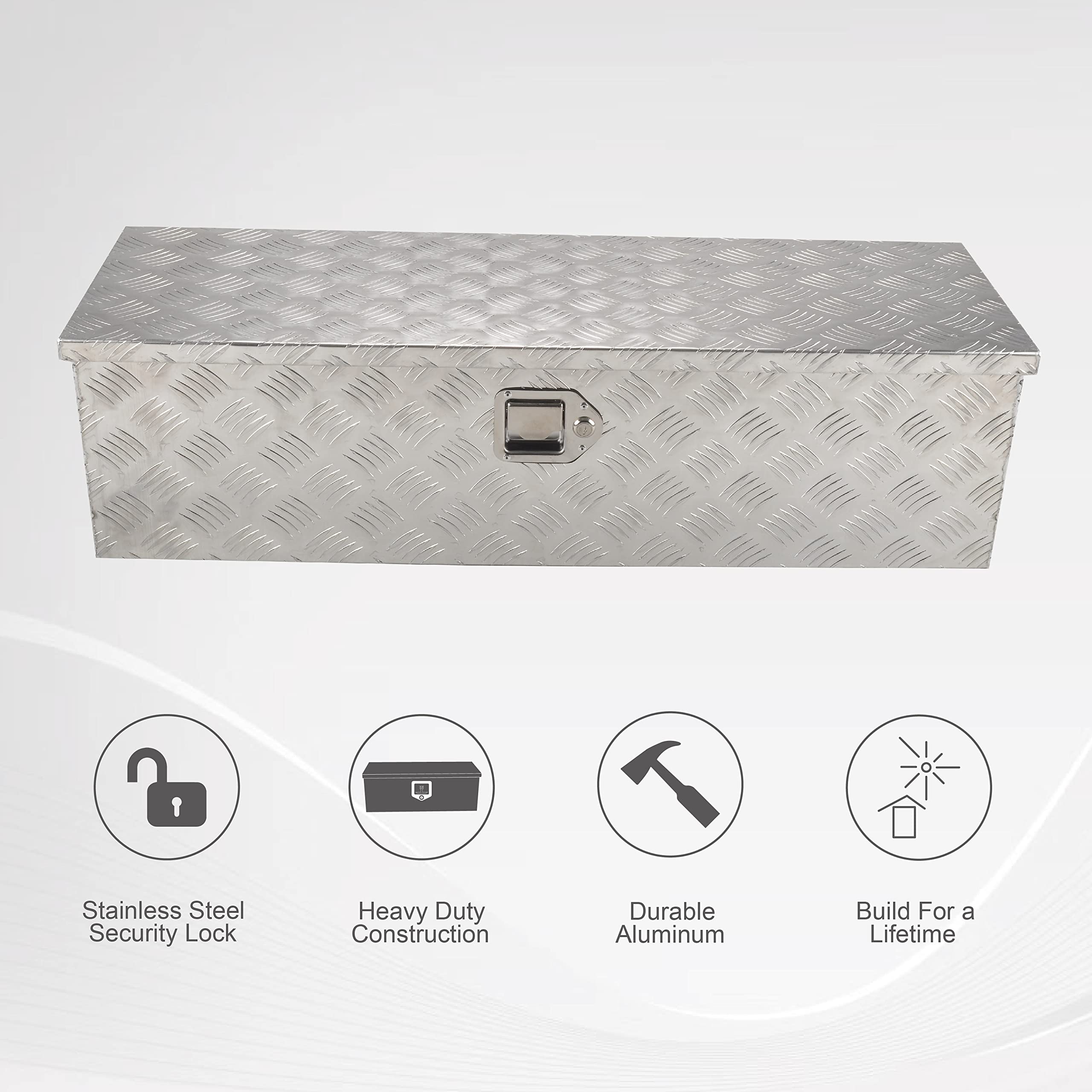Snapklik.com : FGJQEFG 39 Inch Heavy Duty Aluminum Truck Bed Tool Box ...