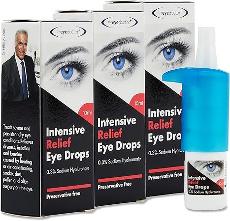 The Eye Doctor Eye Drops Intensive Triple Pack - Preservative Free Eye ...