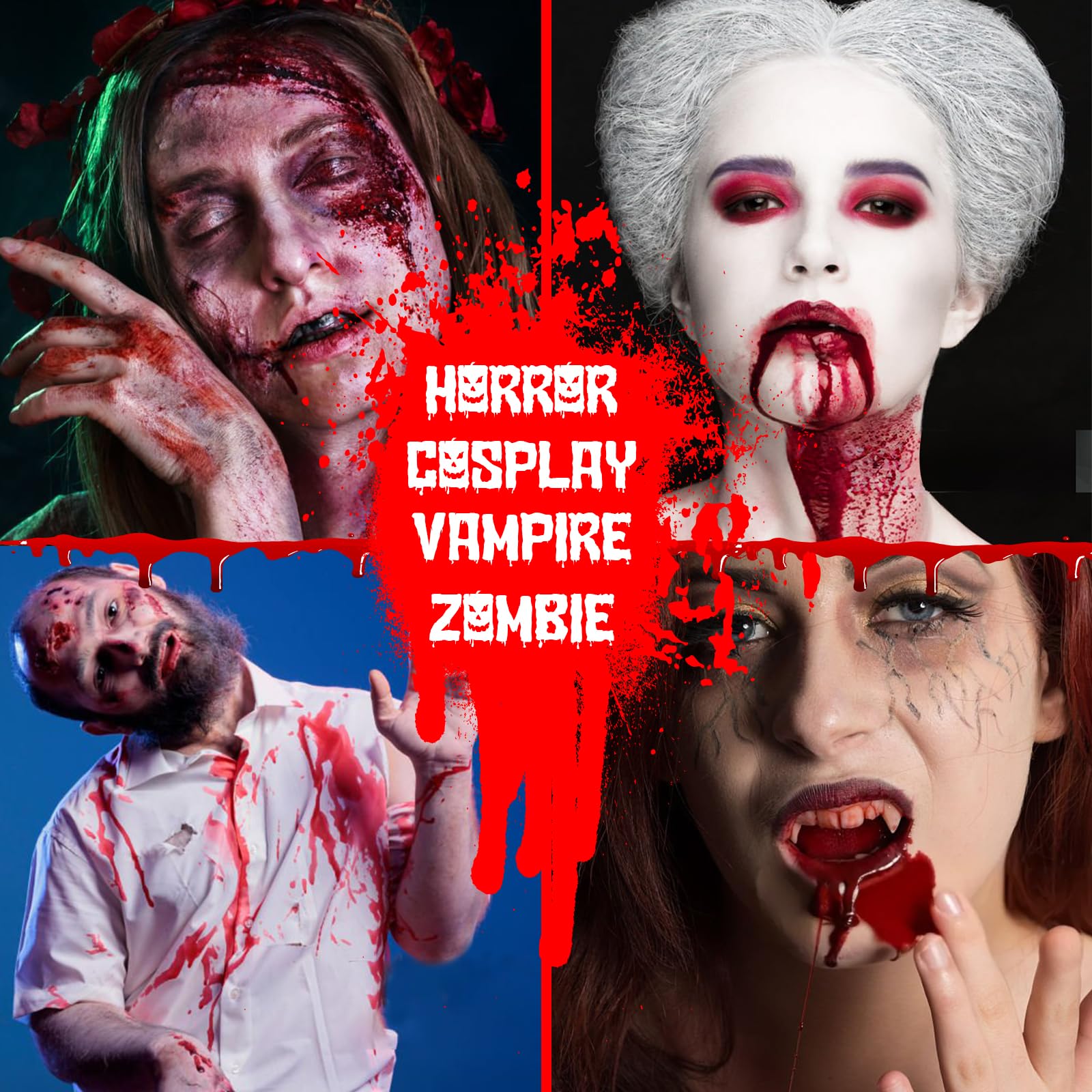 Snapklik.com : Halloween 50ml Fake Blood Washable, Special Effect ...