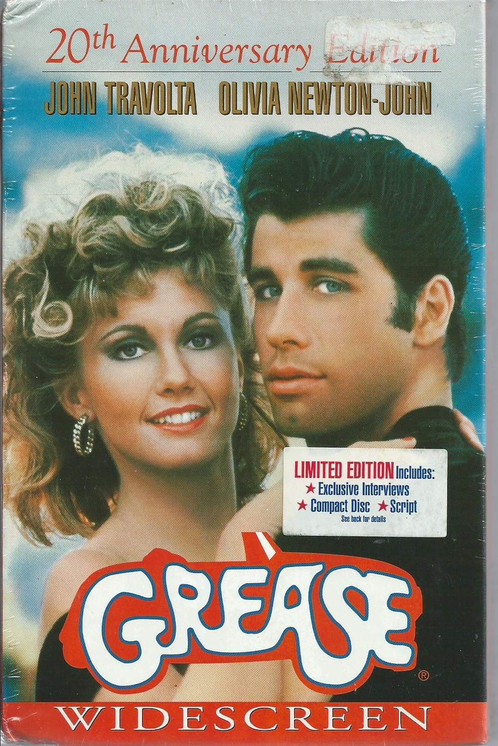 Grease - 20th Anniversary Limited Edition (Widescreen) w/ CD, BOOK ...