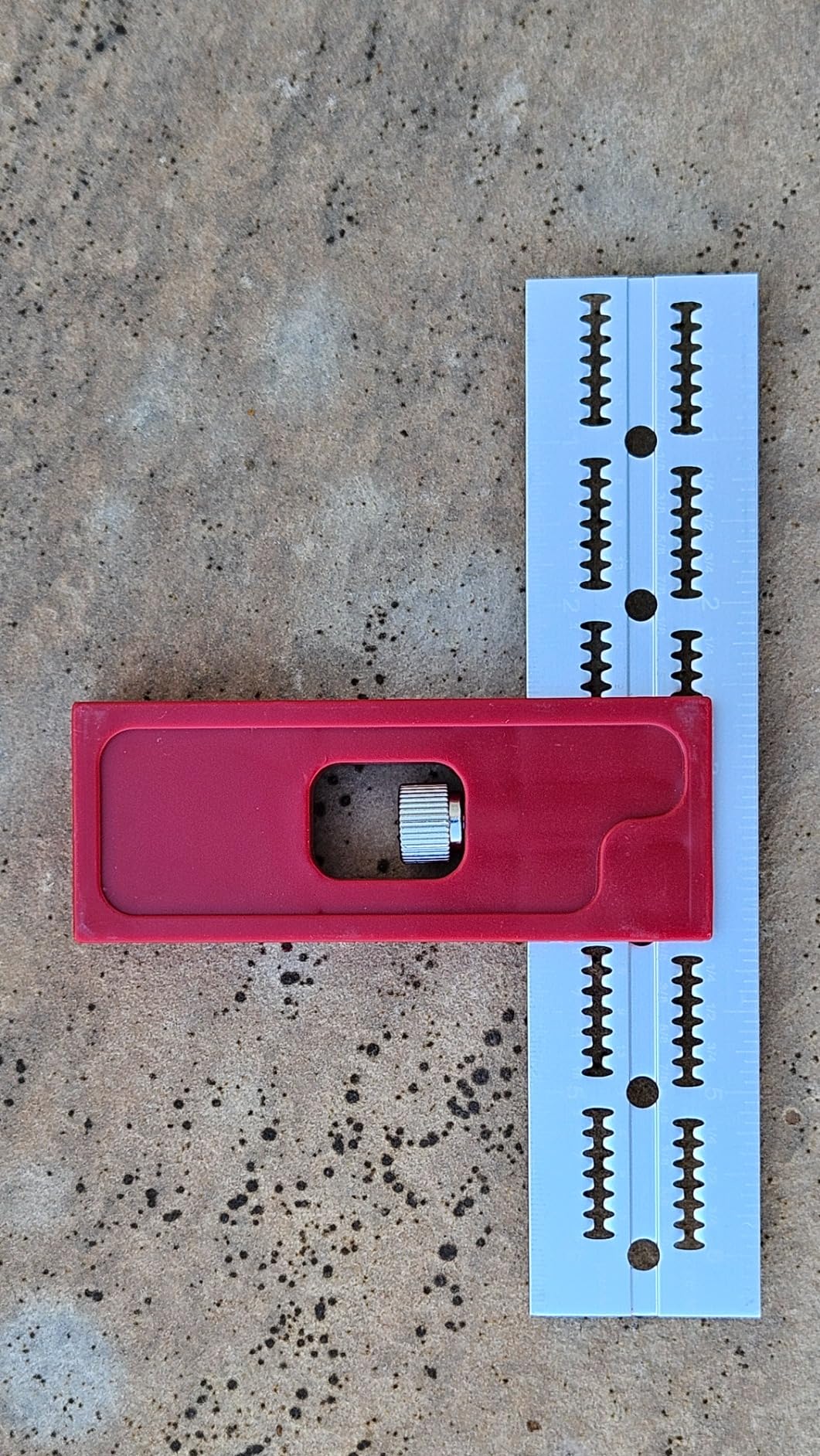 Red Combination Square Set Woodworking Joinery Measuring Ruler ...