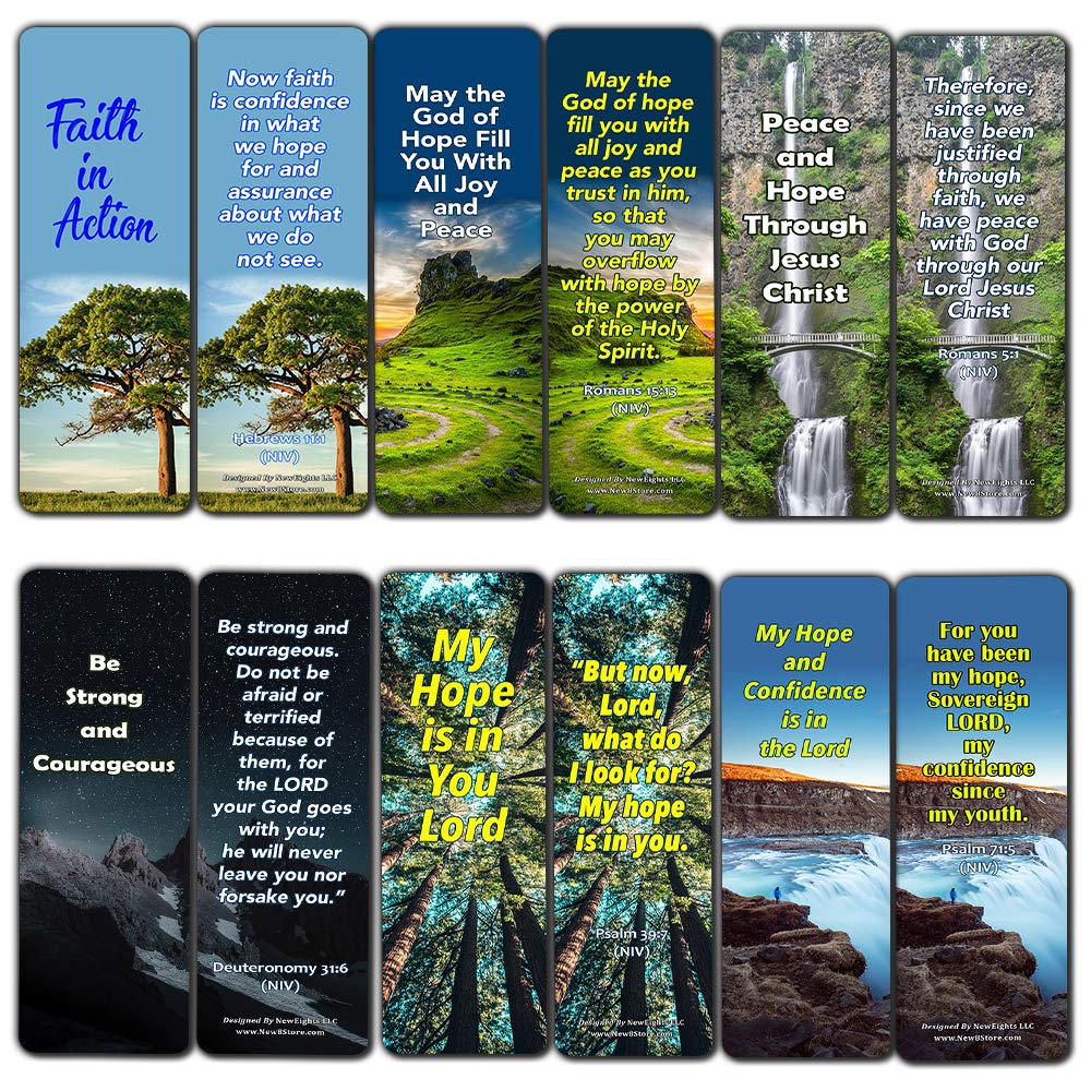 Amazon.com : Bible Verses Bookmarks About Hope: Staying Positive in The ...