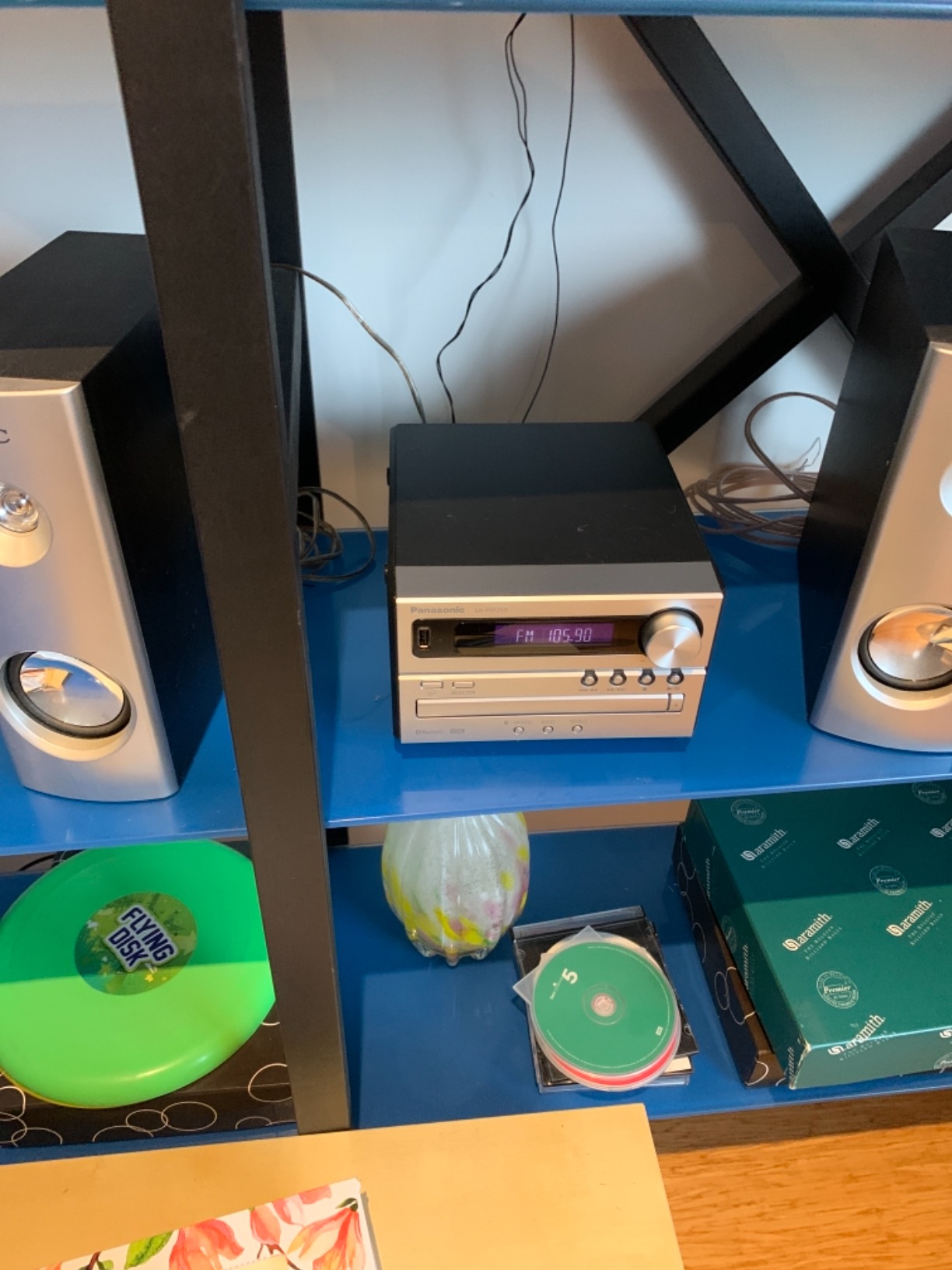 Panasonic 20W CD Micro Hi-Fi System with FM Radio and Bluetooth (SC ...