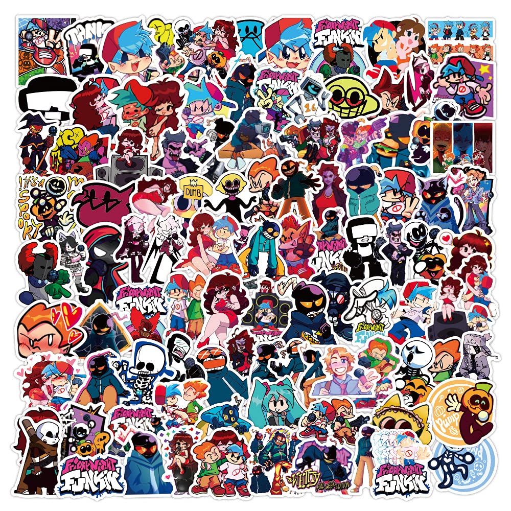 100pcs Friday Night Funkin Stickers Friday Night Funkin Game Girlfriend ...