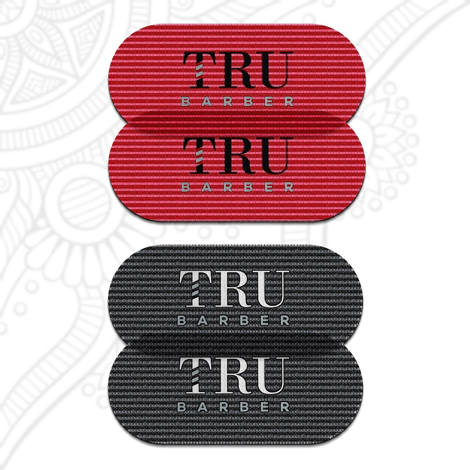 TRU BARBER HAIR GRIPPERS ® 2 COLORS BUNDLE PACK (Black/Red) : Amazon.ca ...
