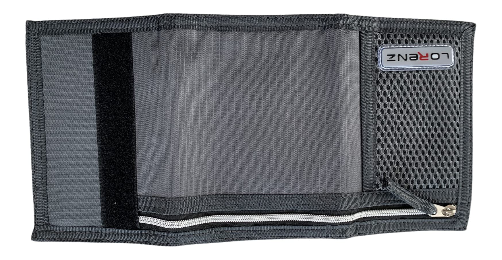 Snapklik.com : Lorenz Mens Boys Slim Canvas Sports Trifold Wallet