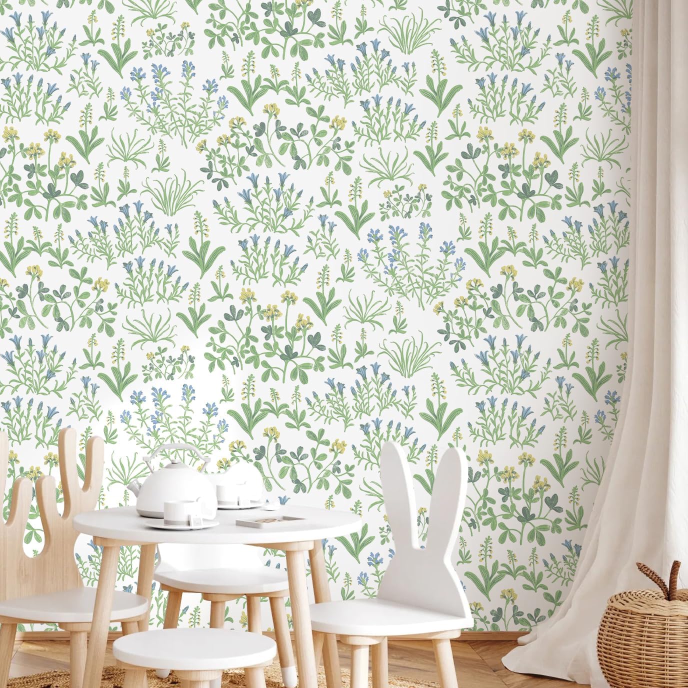 Cohoo Home Leaf Peel and Stick Wallpaper Boho Greenery Contact Paper ...