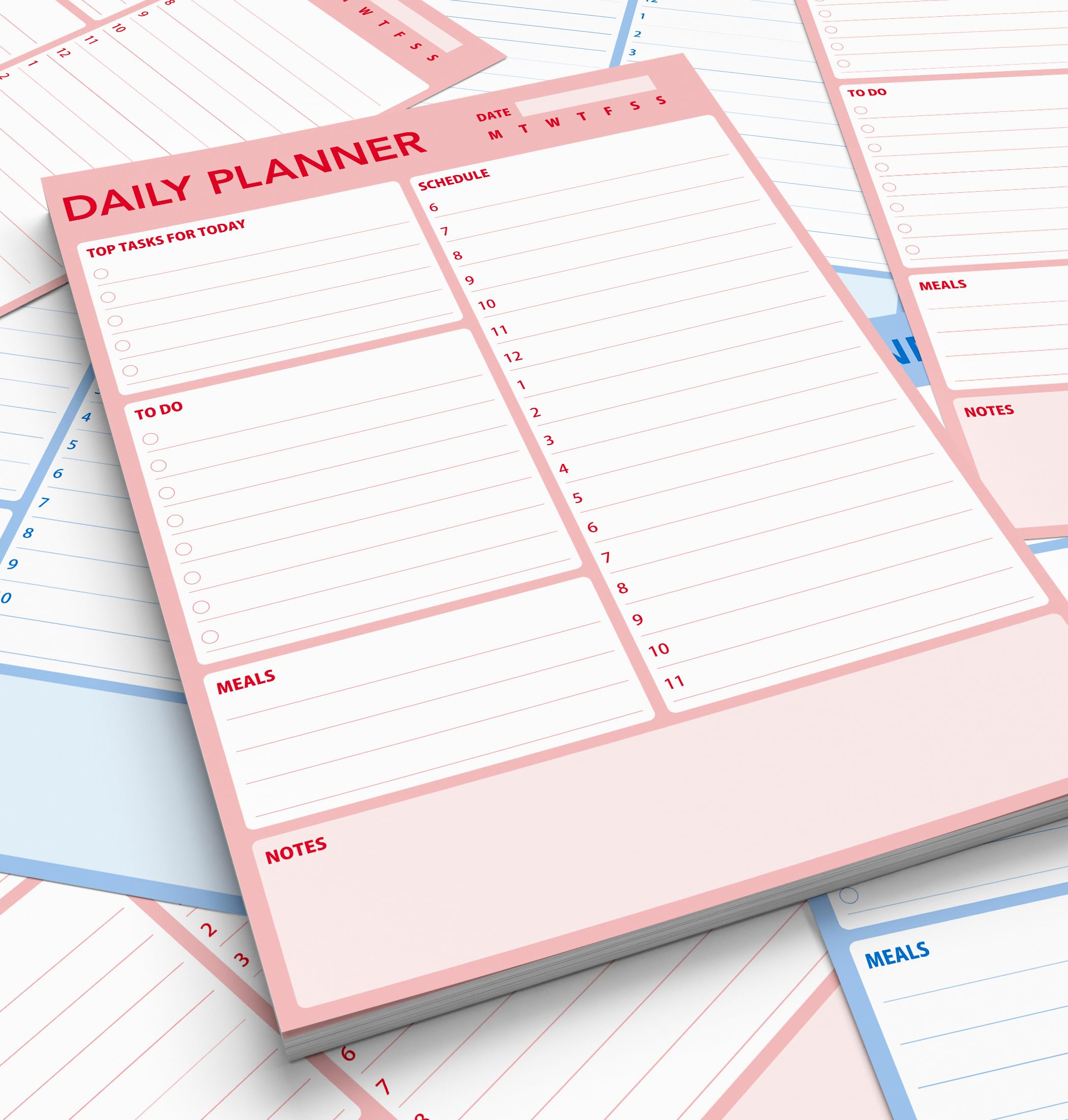 Daily Planner Pad - A4 Size Organizer with Priority Tasks, To Do List ...