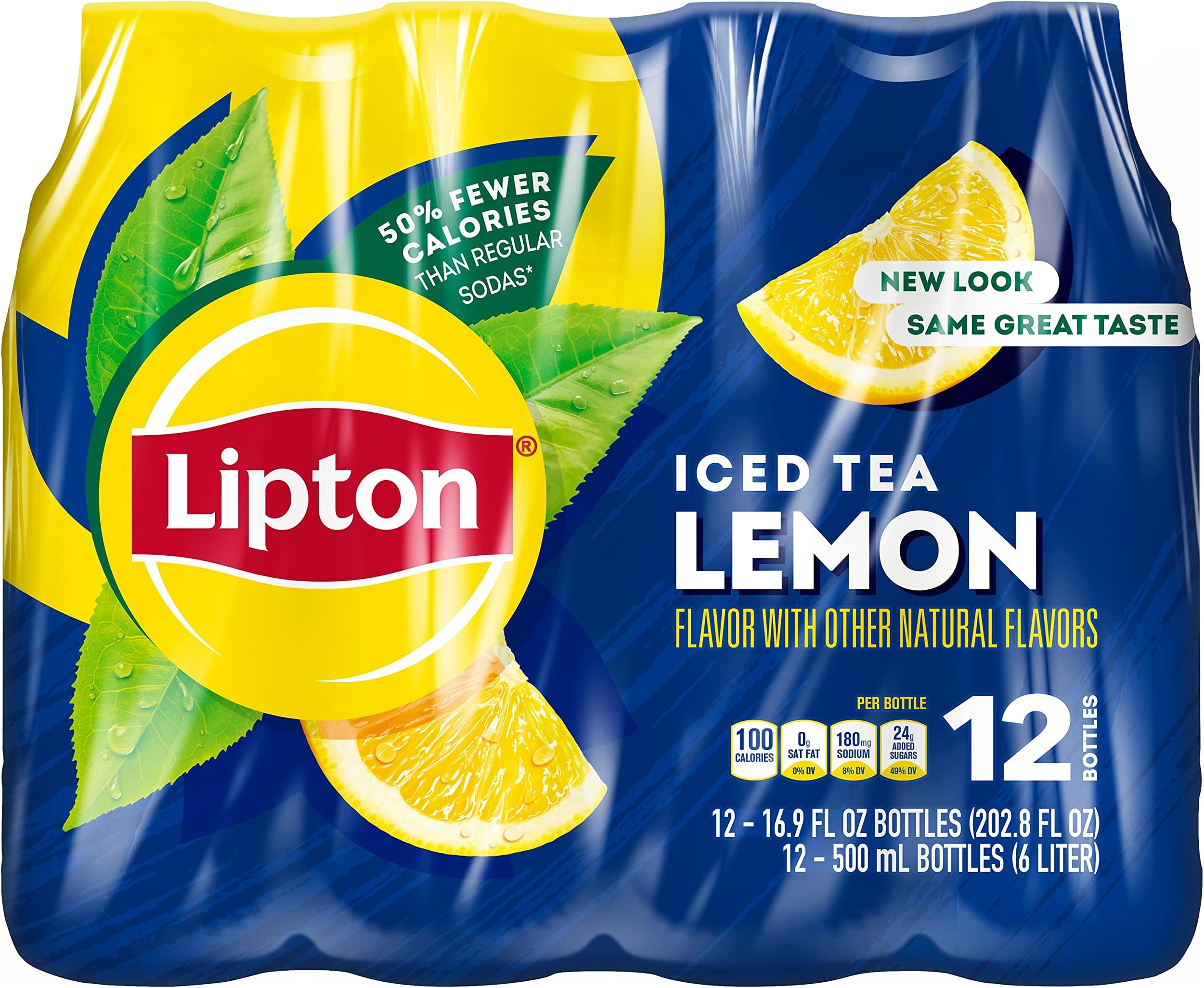 Amazon.com : Lipton Iced Tea Lemon, 16.9 oz, 12 pk : Grocery & Gourmet Food