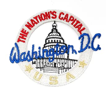Amazon.com: The Nation's Capital Washington DC Iron On Patch