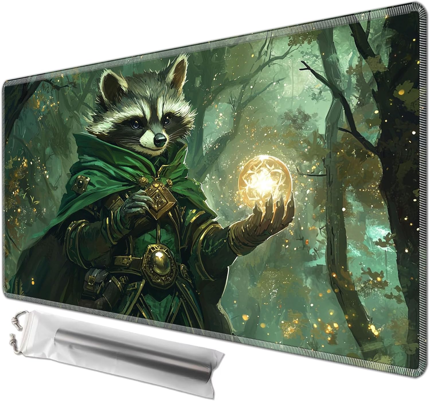 Amazon.com: JANENFNA TCG Card Playmat 24" x 14" with Storage Bags for ...