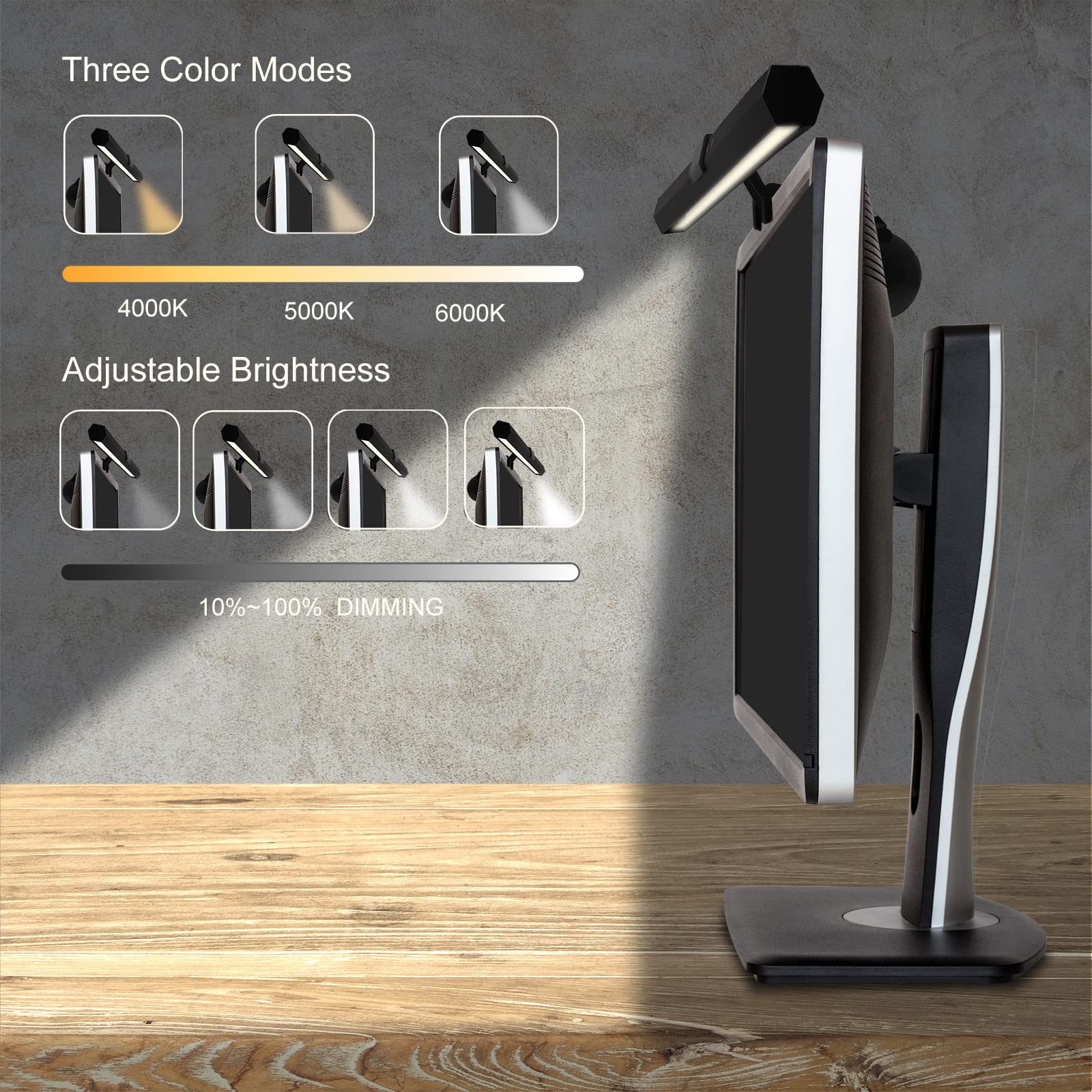 Snapklik.com : Computer Monitor Light Bar - LED Desktop/Home/Office ...