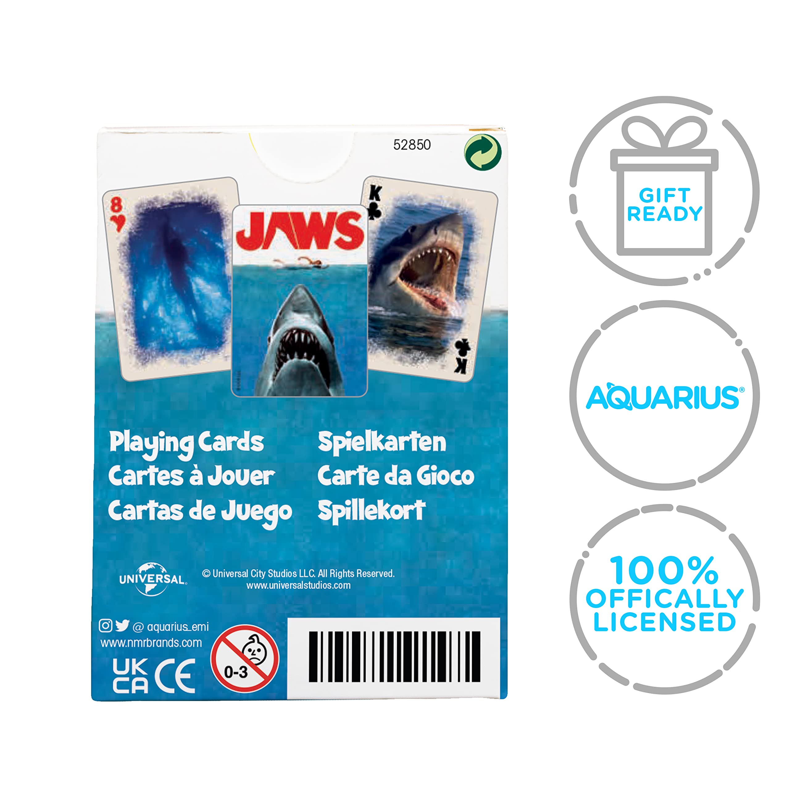 Snapklik.com : AQUARIUS Jaws Playing Cards - Jaws Themed Deck Of Cards ...