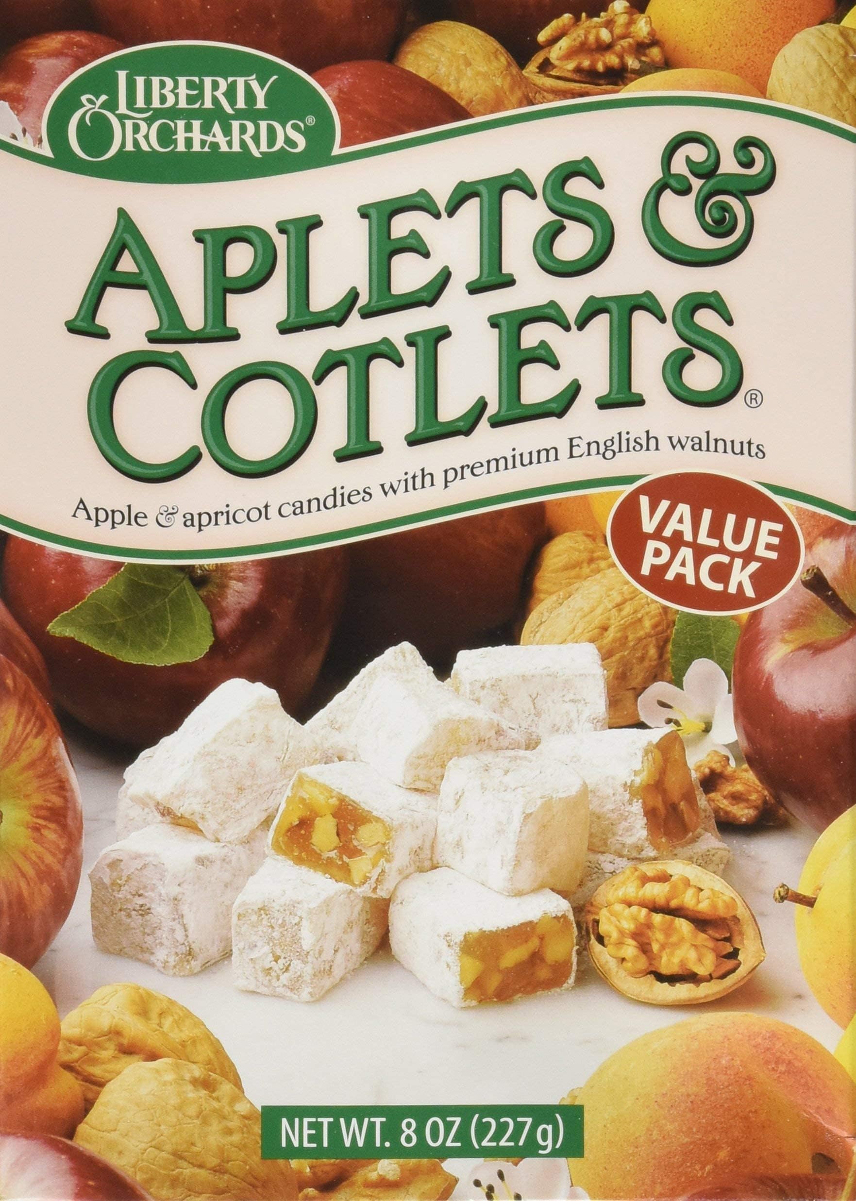 Amazon.com : Liberty Orchards Fruit Delights and Aplets & Cotlets 20 oz ...