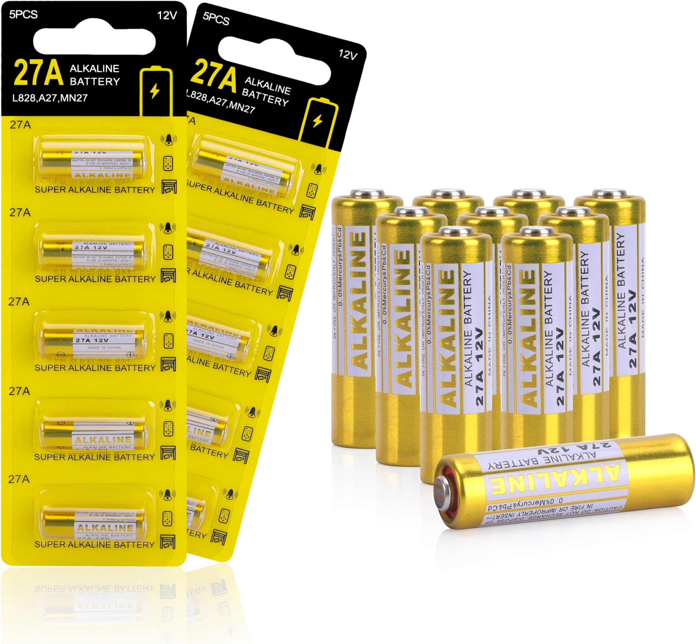 Amazon.com: LiCB A27 27A 12V Alkaline Battery (5-Pack) : Health & Household