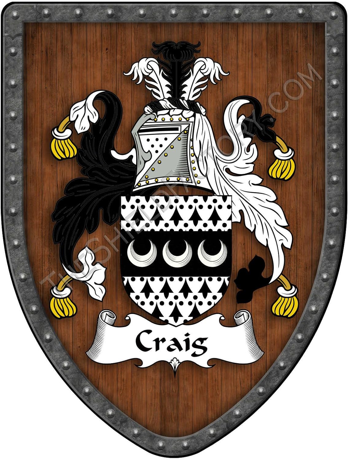 Amazon.com: Craig Family Crest Custom Coat of Arms, Family Ancestry and ...