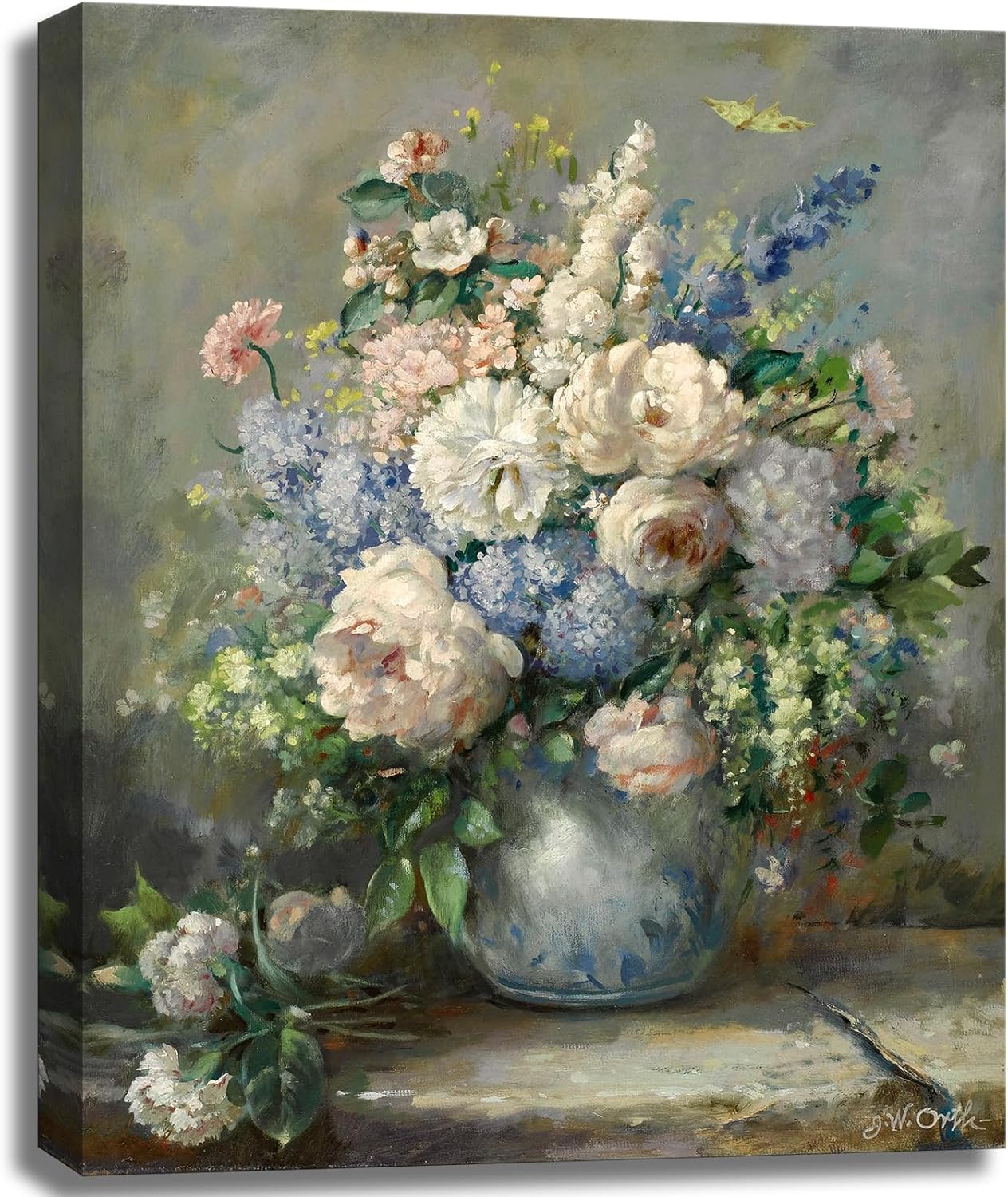 Amazon.com: msspart Pierre Auguste Renoir Canvas Wall Art Print ...