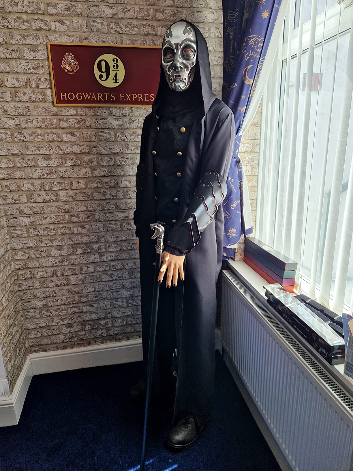 The Noble Collection Harry Potter Lucius Malfoy Cane with Wand - 46in ...