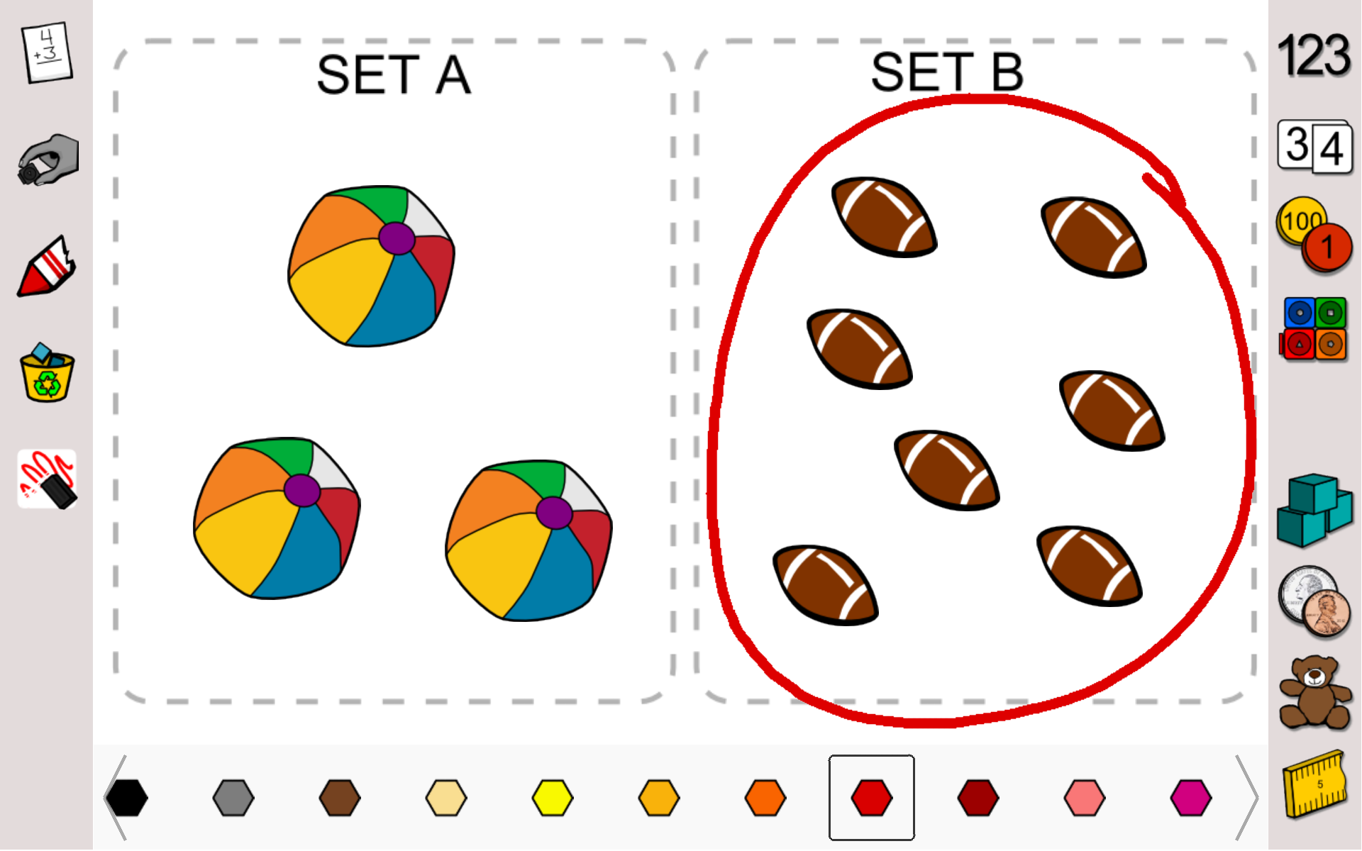 Tangible Math: Teaching and Manipulatives Kit - App on Amazon Appstore