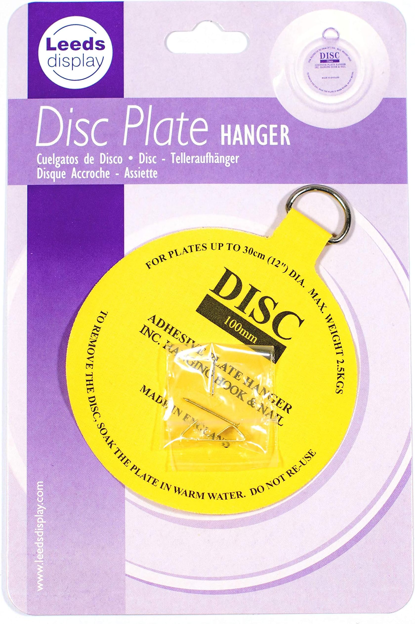 Amazon.com: CoguZed 20-Pack 1.25 Inch Invisible Adhesive Plate Hanger ...