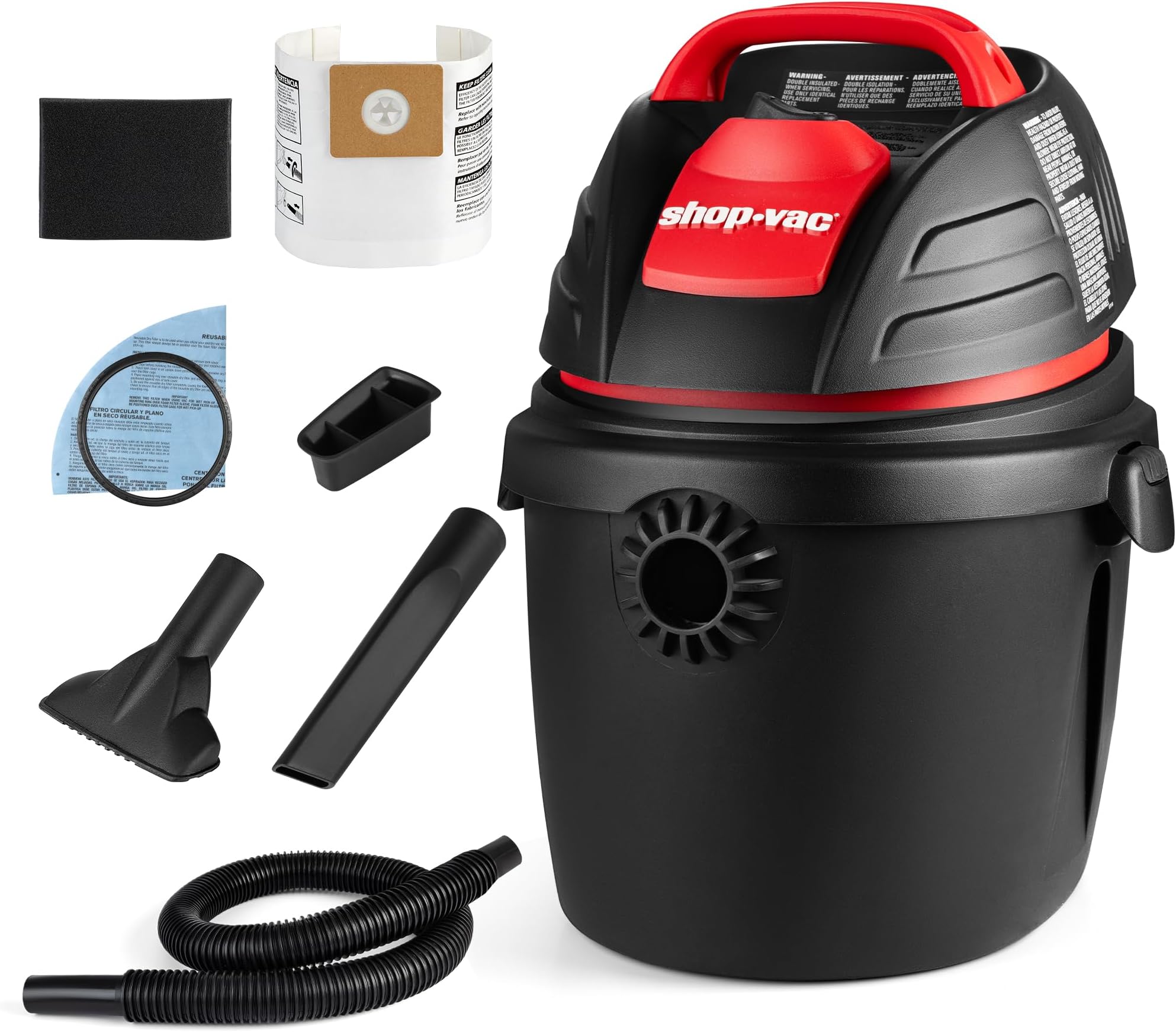 Amazon.com: Shop-Vac 5983389 Wet/Dry Vacuum Cleaner, 16 Gallon, 6.5 ...