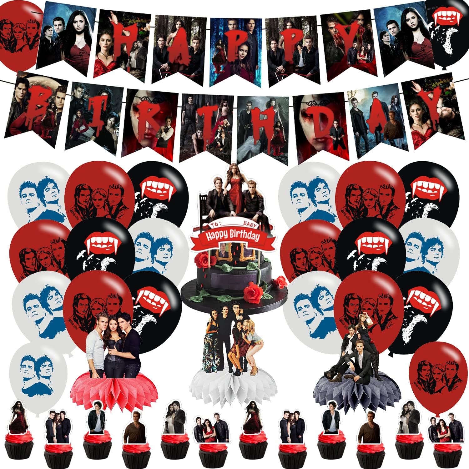 The Vampire Birthday Party Decorations , Party Supplies For Vampire ...