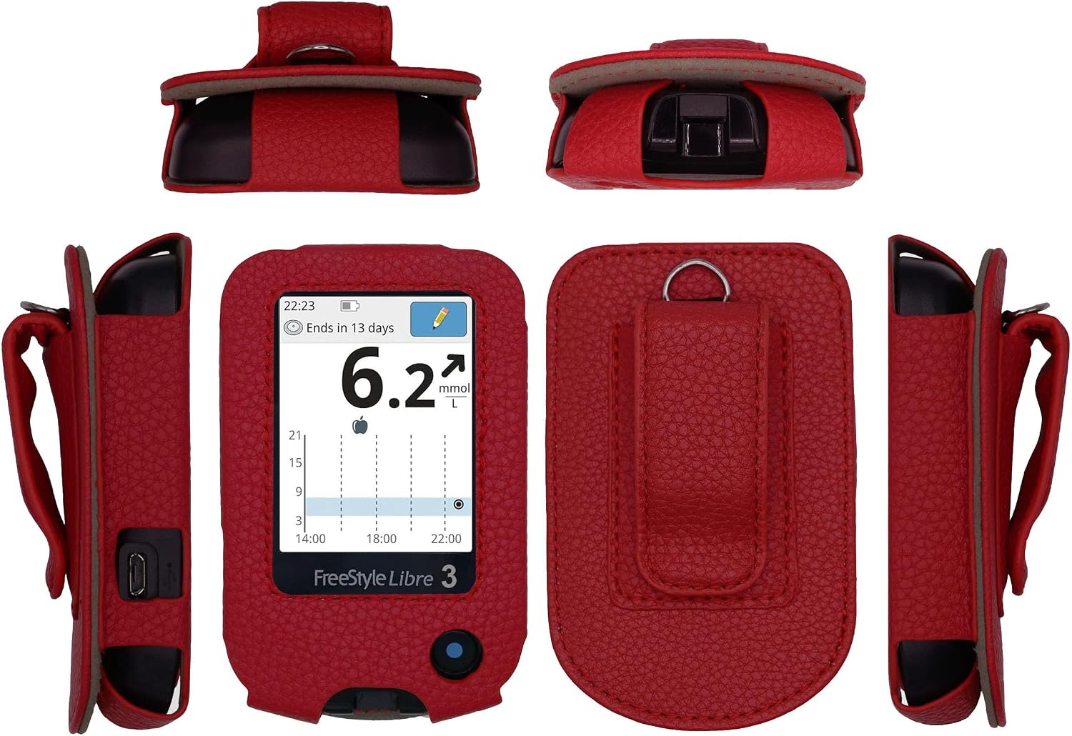 Amazon.com: Premium Holster with Screen Protector, Belt Clip,Carabiner ...