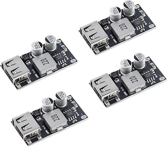 Amazon.com: JESSINIE 4Pcs DC-DC Power Buck Voltage Converter 6V-32V to ...