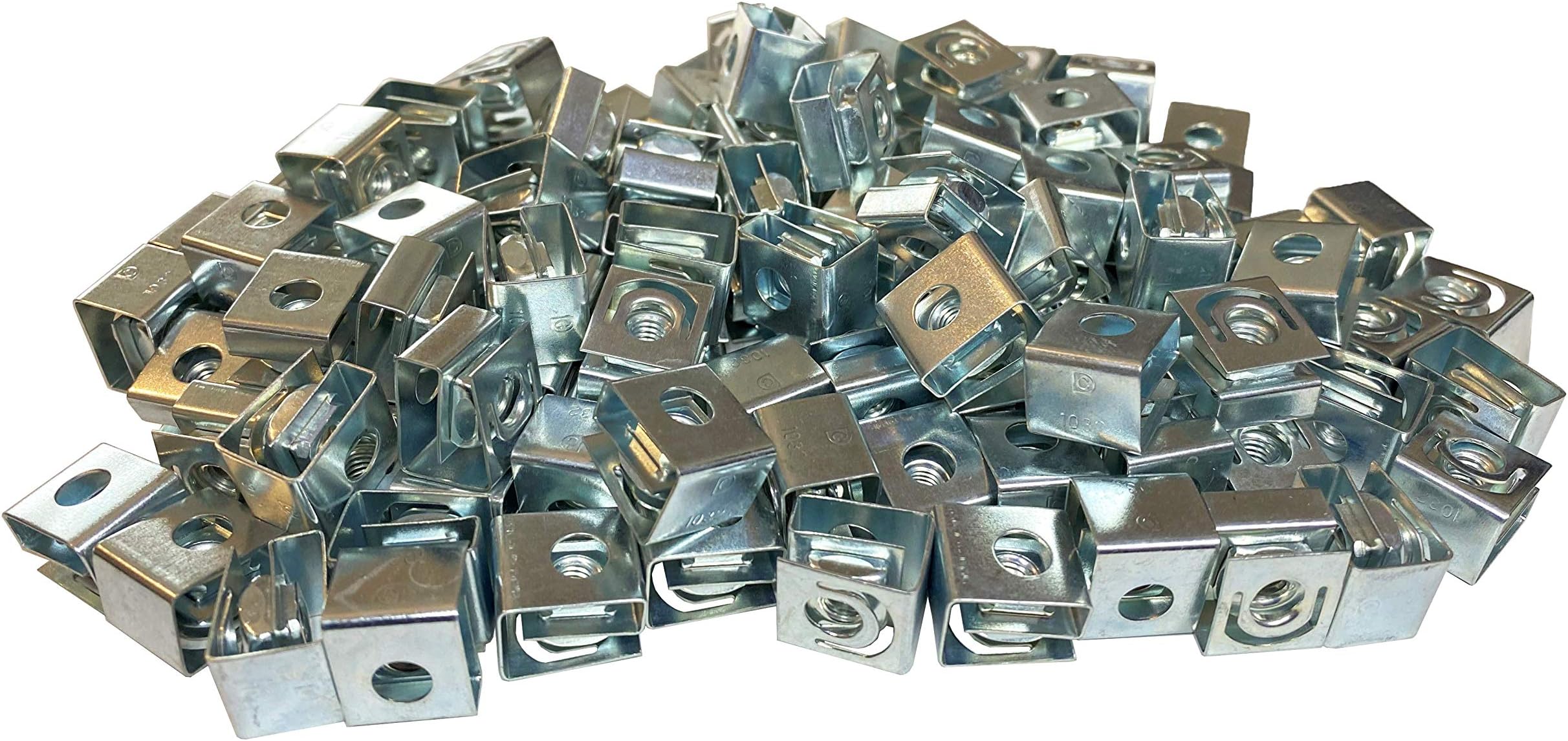 Amazon.com: RackGold® Black 10-32 Slide-on Cage Nuts 100 Pack - USA ...