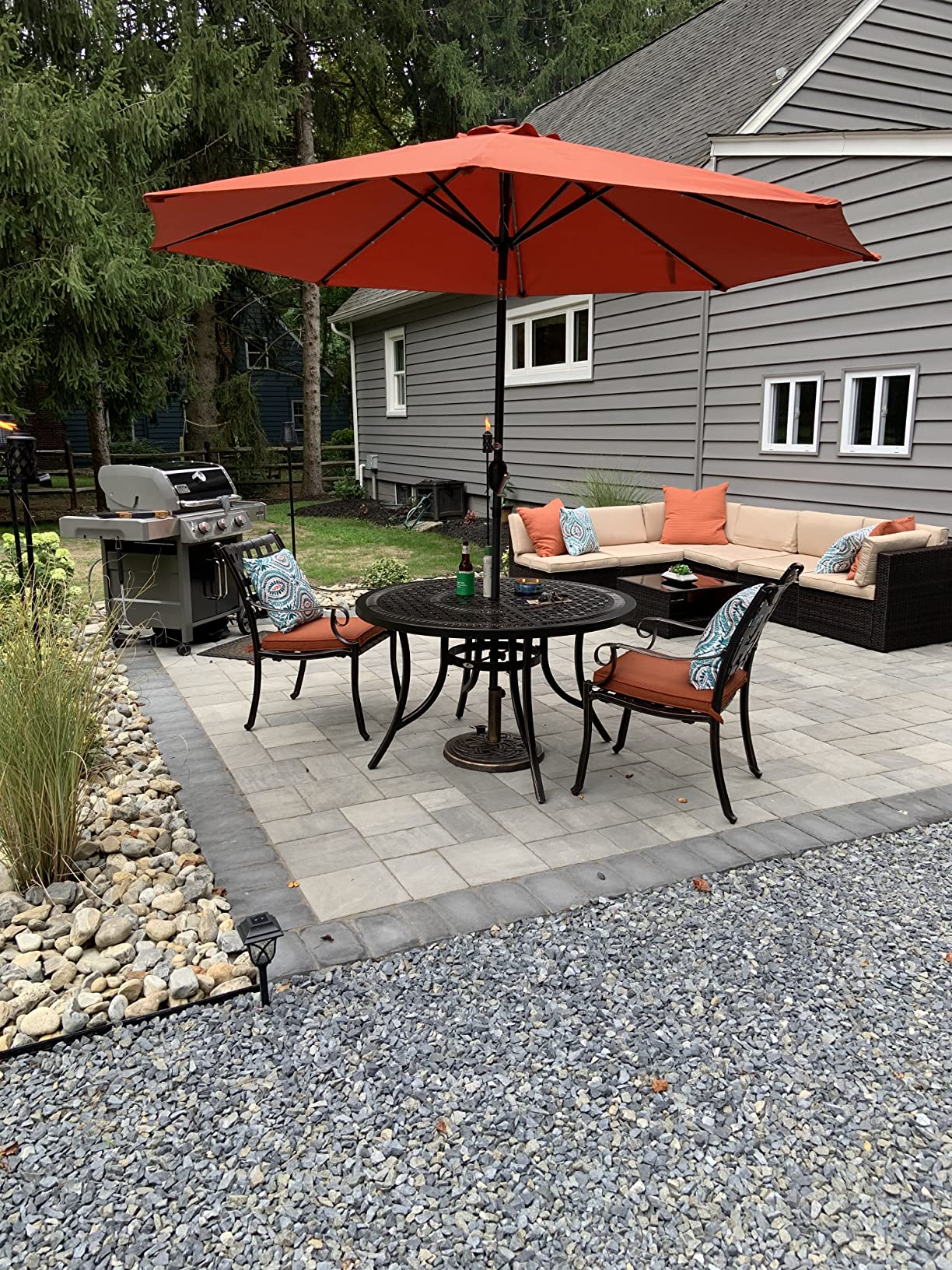 $48/mo - Finance PURPLE LEAF Patio Dining Set Cast Aluminum 7-Piece ...