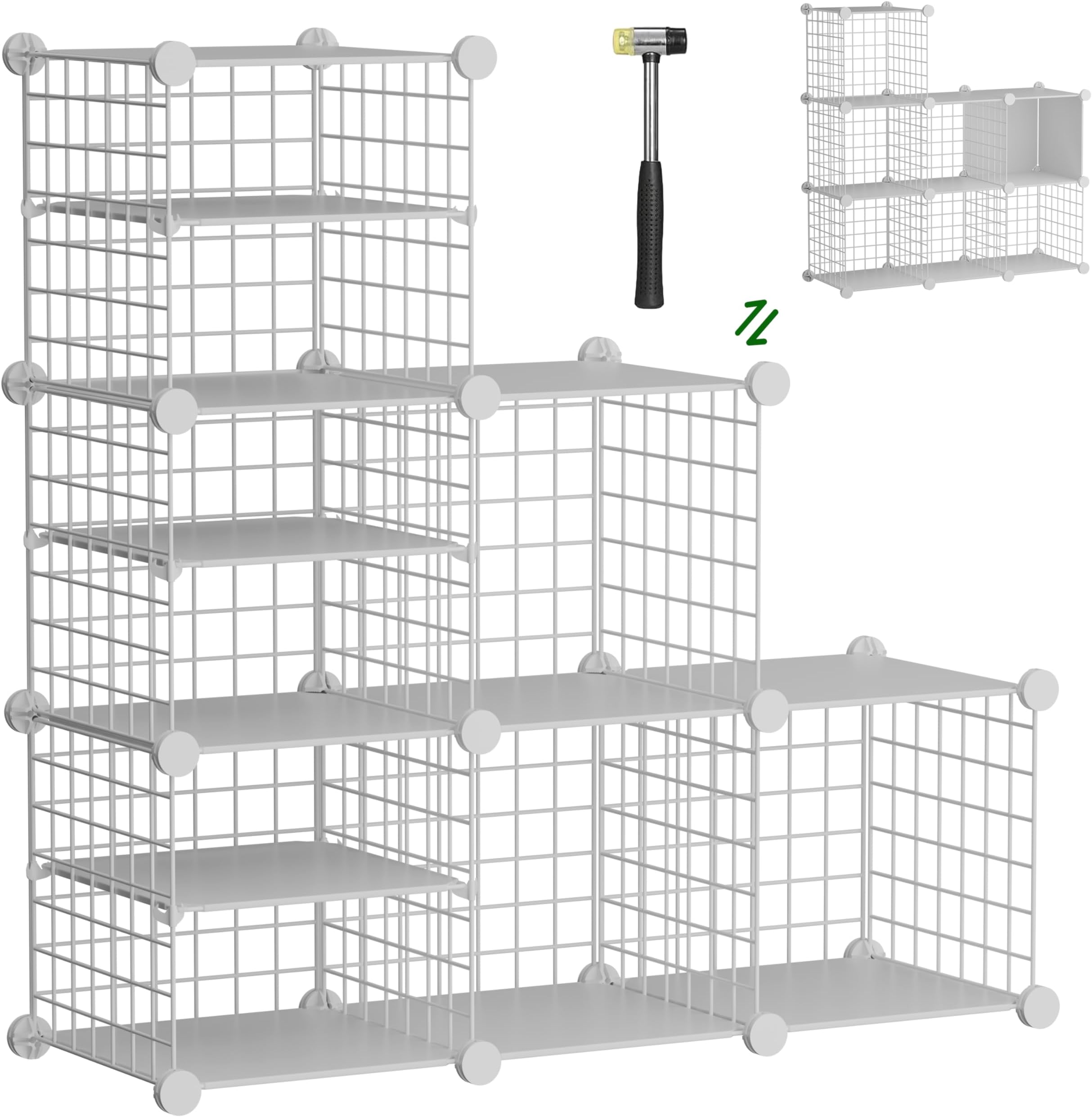 Amazon.com: Kiivoena Wire Cube Storage Organizer, 6 Cubes Converted ...