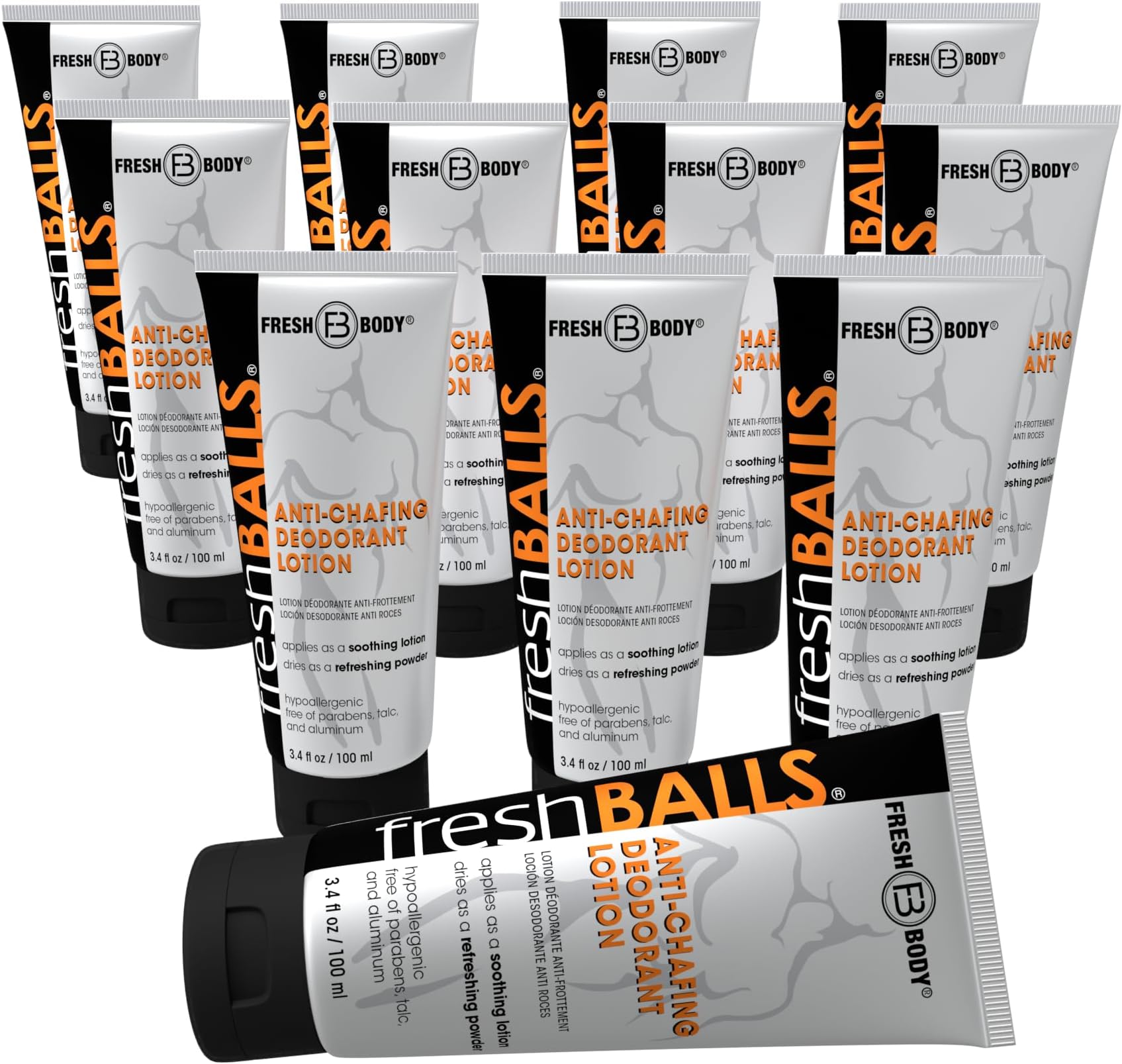 Amazon.com : Fresh BALLS Lotion - Men's Anti-Chafing Soothing Cream to ...