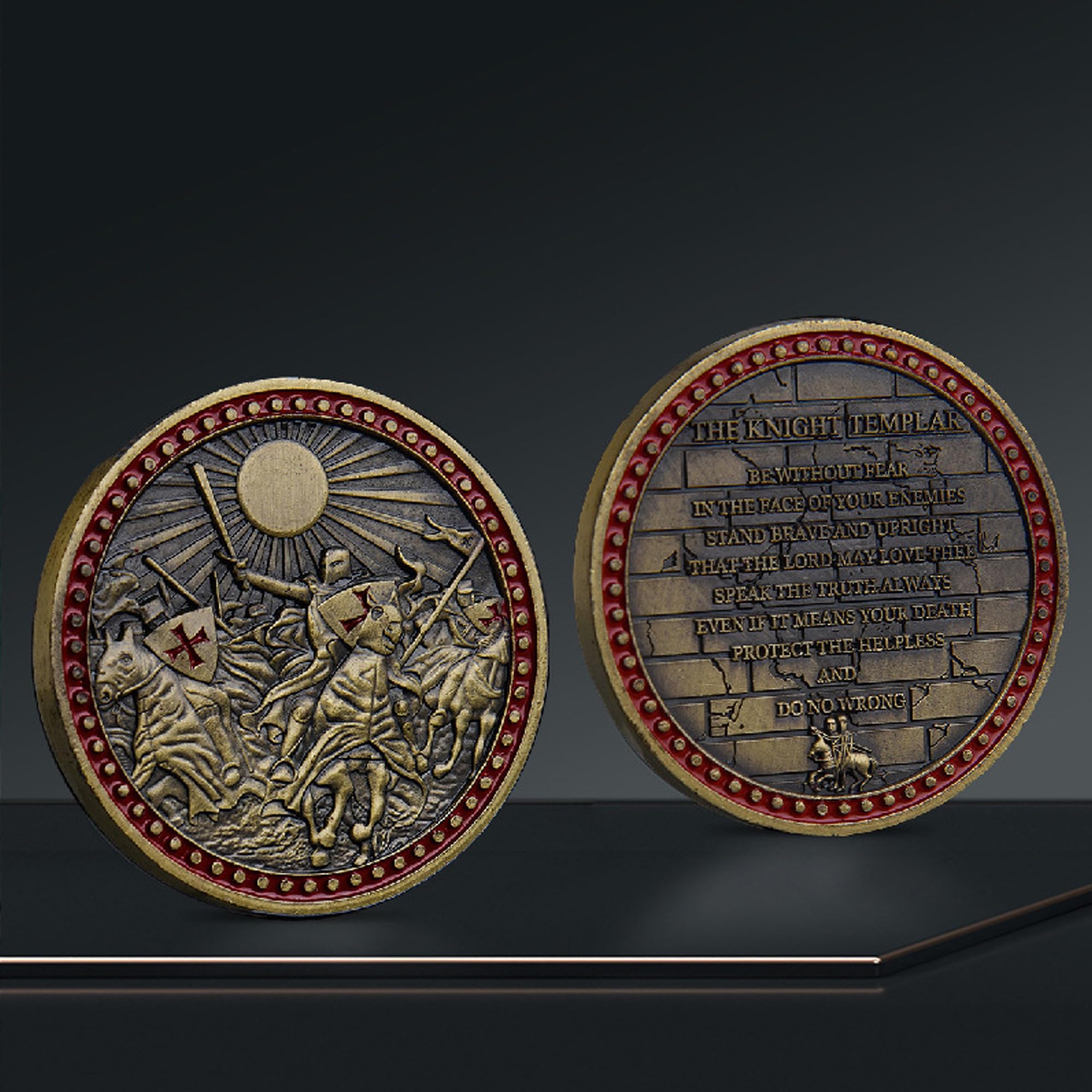 Religious Collectible Coins Armor Of God Challenge Coin - Knights ...