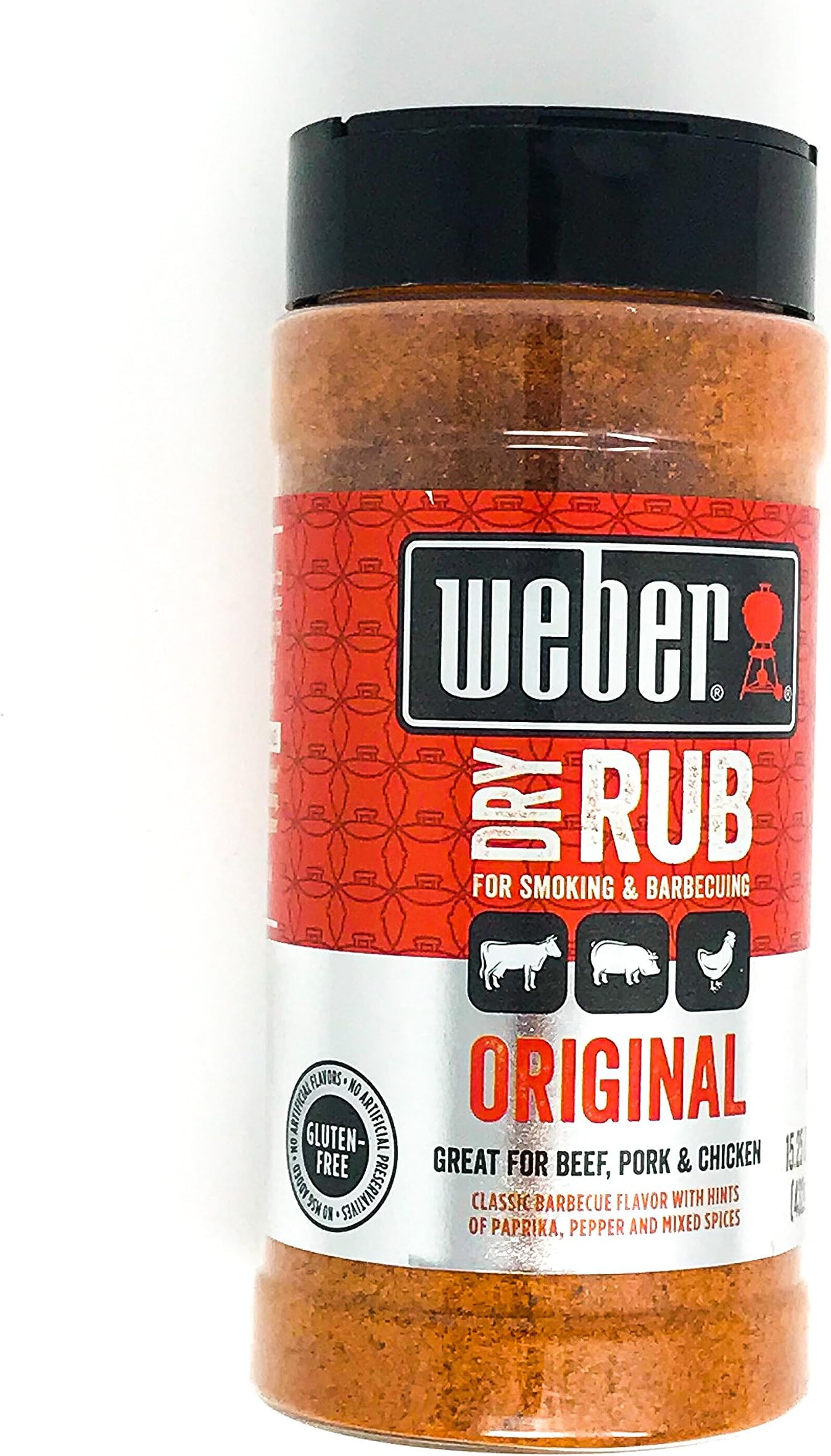 Amazon.com : Weber Smoking and Barbecuing Original Dry Rub, 15.25 Ounce ...