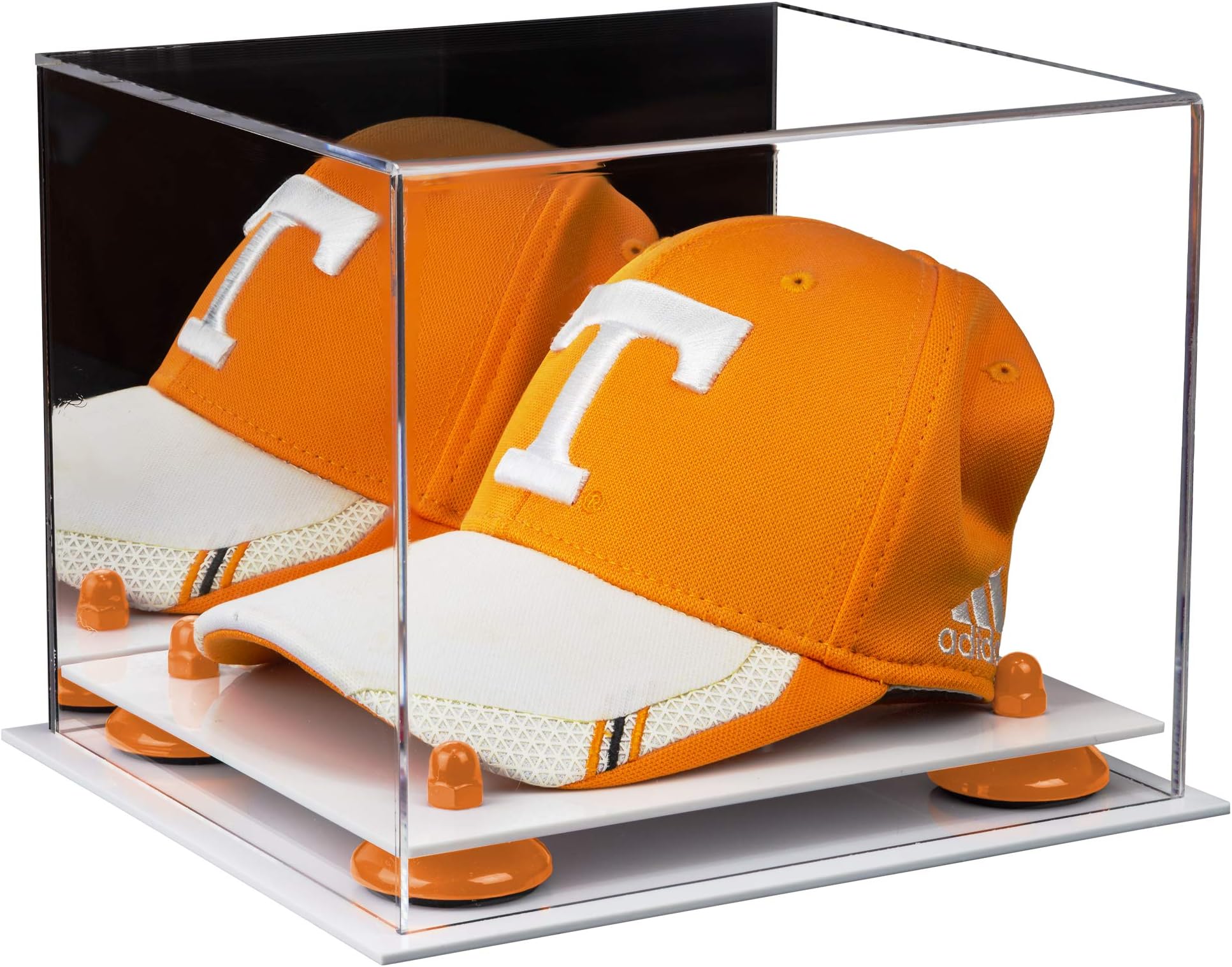 Amazon.com: LED Lights Football Ball Display Case Box Acrylic Mirror ...