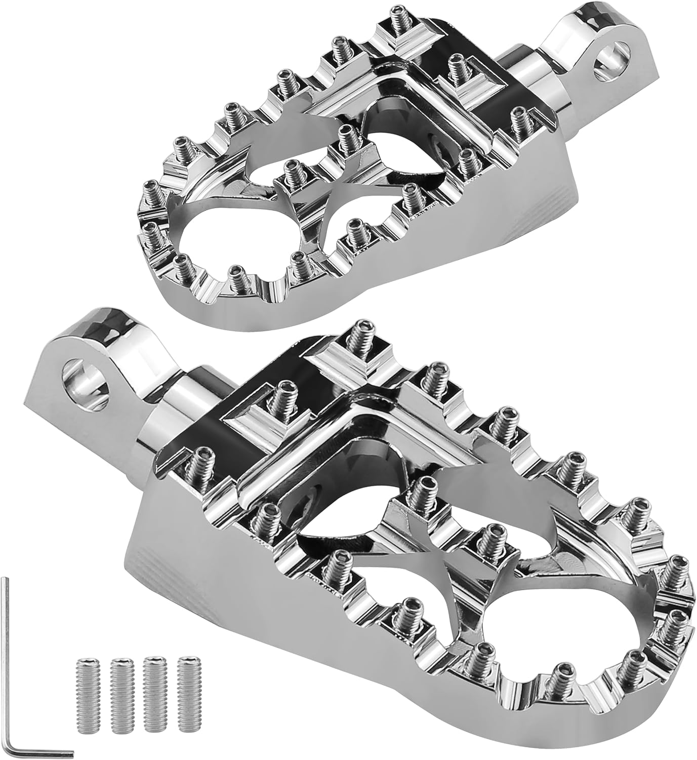 360° Rotating CNC Foot Pegs - Bobber Style Choppers for Harley ...