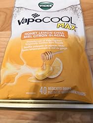 Vicks VapoCOOL Max Medicated Drops for Temporary Cough and Sore Throat ...