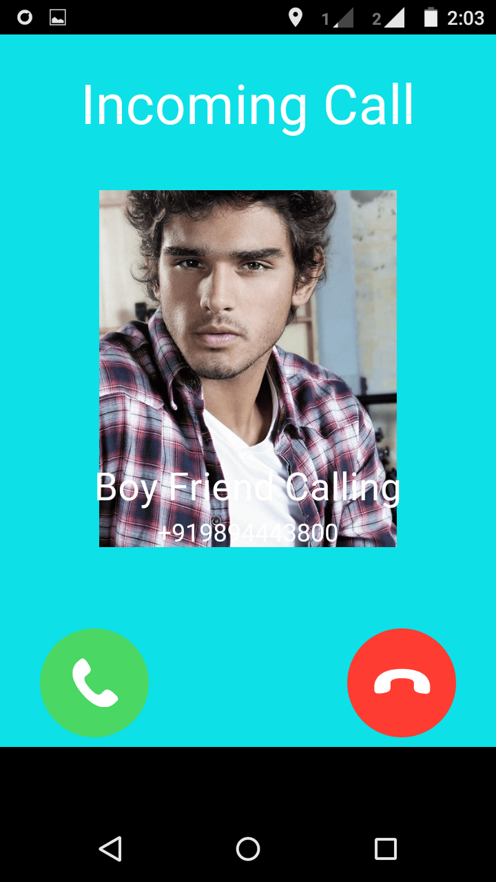 Fake Call Boy Friend Prank - App on Amazon Appstore