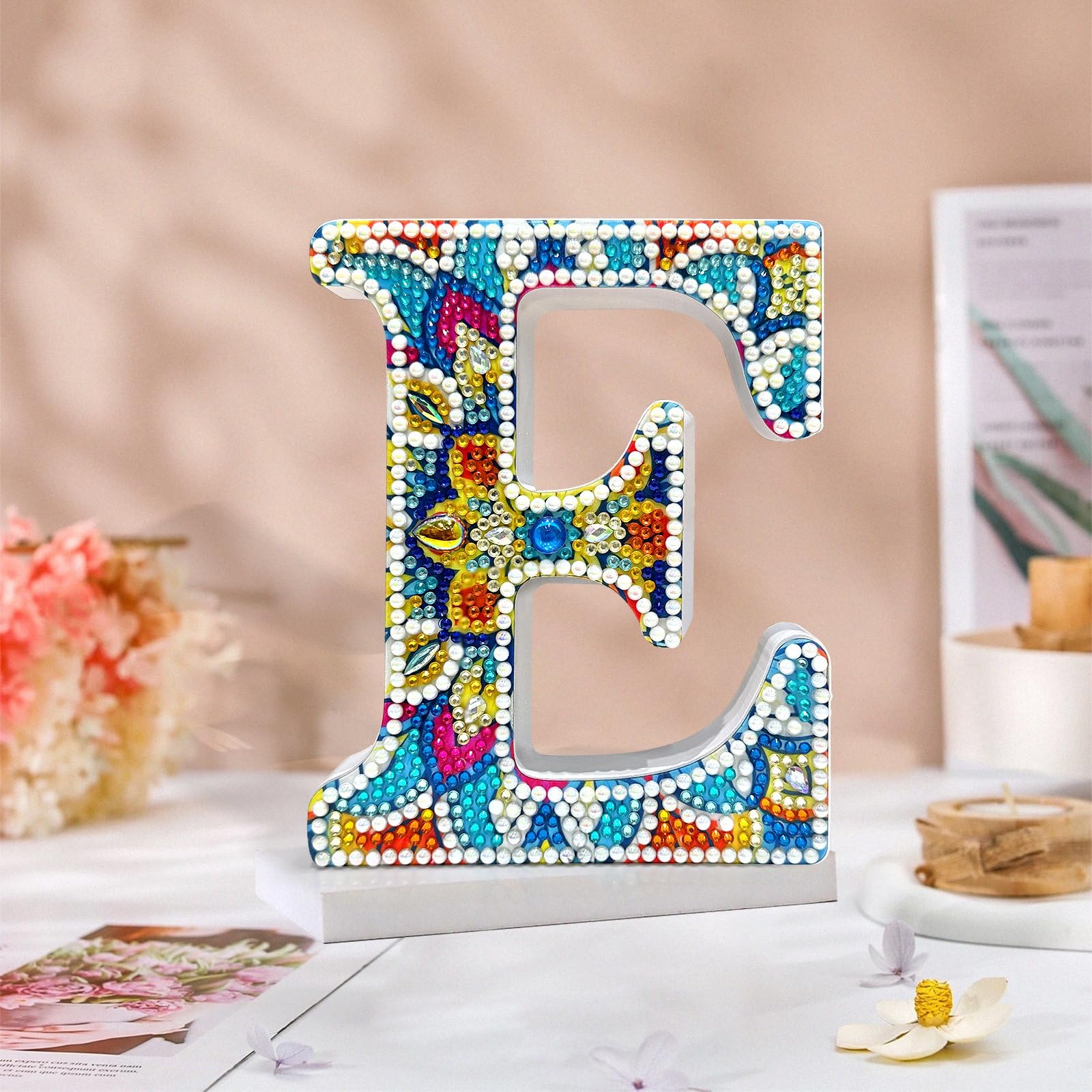 Amazon.com: YOYA Diamond Art Letters, 8 Inch Diamond Painting Wooden ...